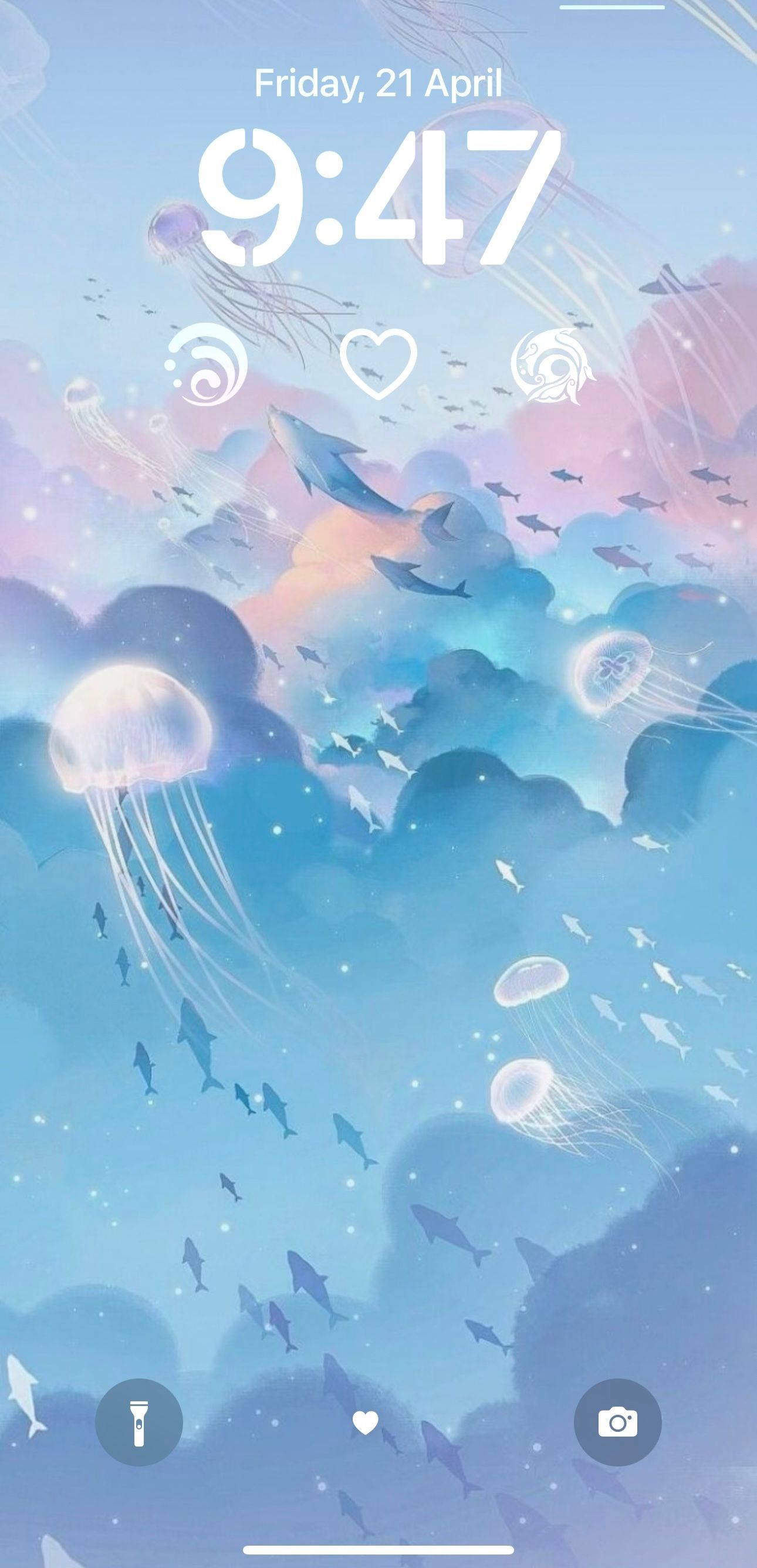 Kokomi lock and home screen