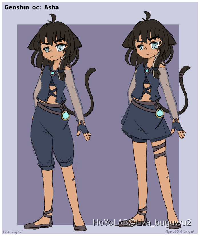 Asha[Genshin oc][base edit] Genshin Impact | HoYoLAB