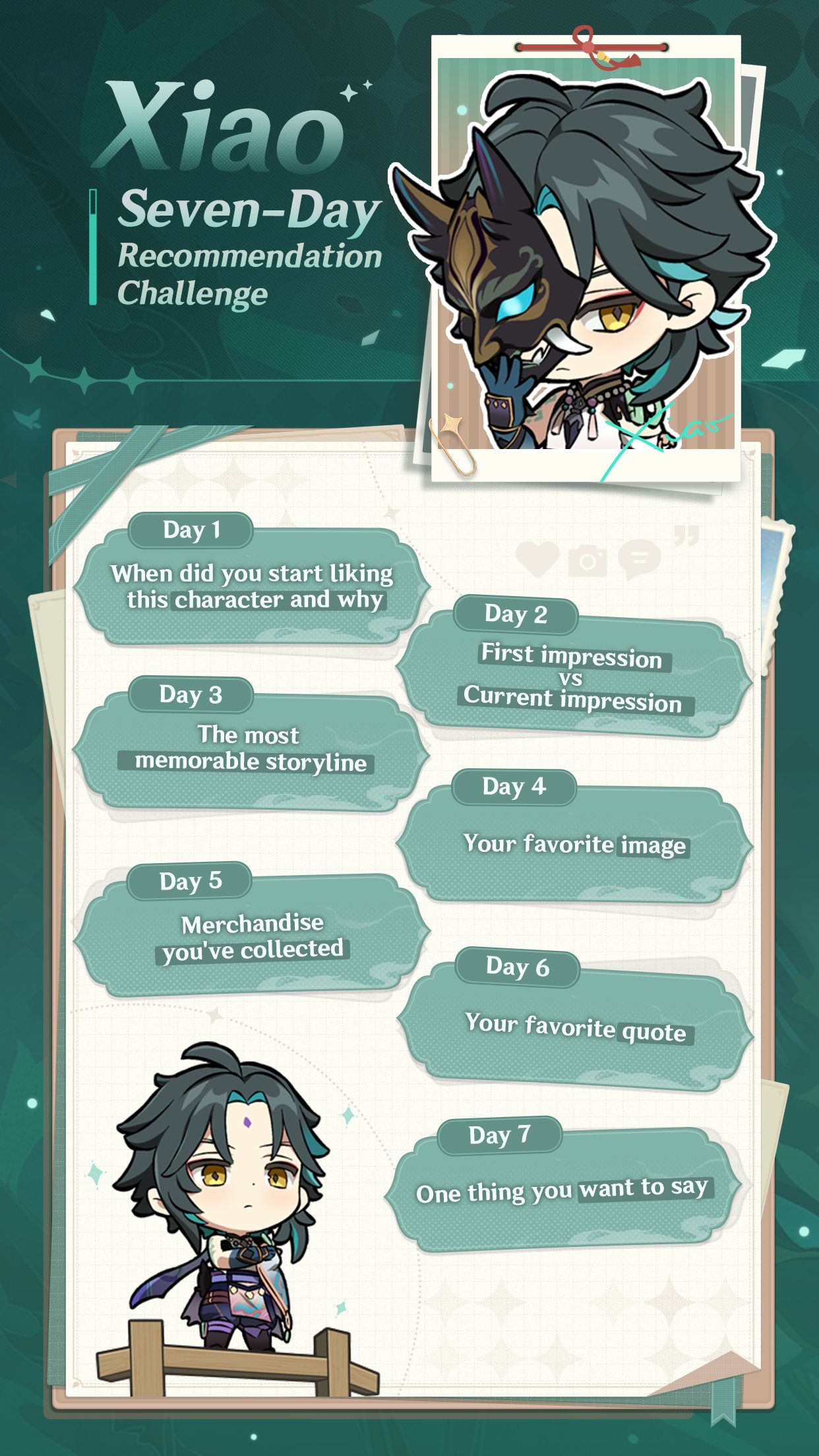 Xiao Recommendation Challenge: Day 6 Genshin Impact | HoYoLAB