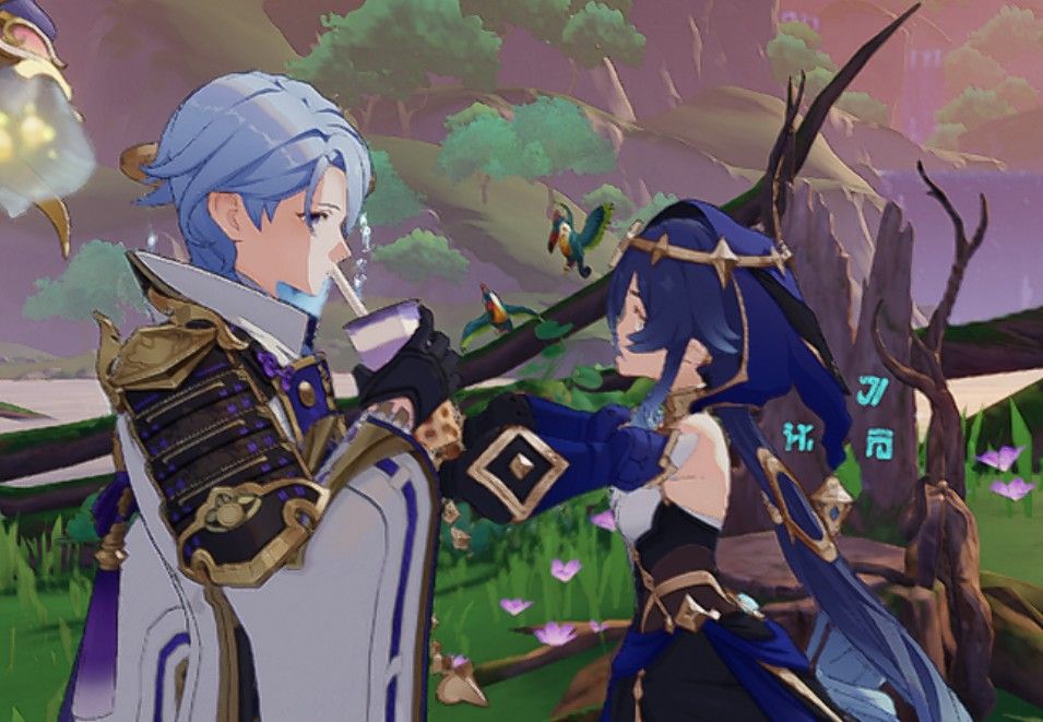 𓁹‿𓁹 ʰᵉʰ face of ayato Genshin Impact | HoYoLAB