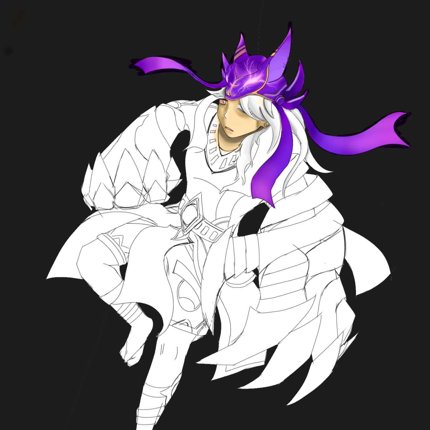 cyno coloring but I am bored Genshin Impact | HoYoLAB