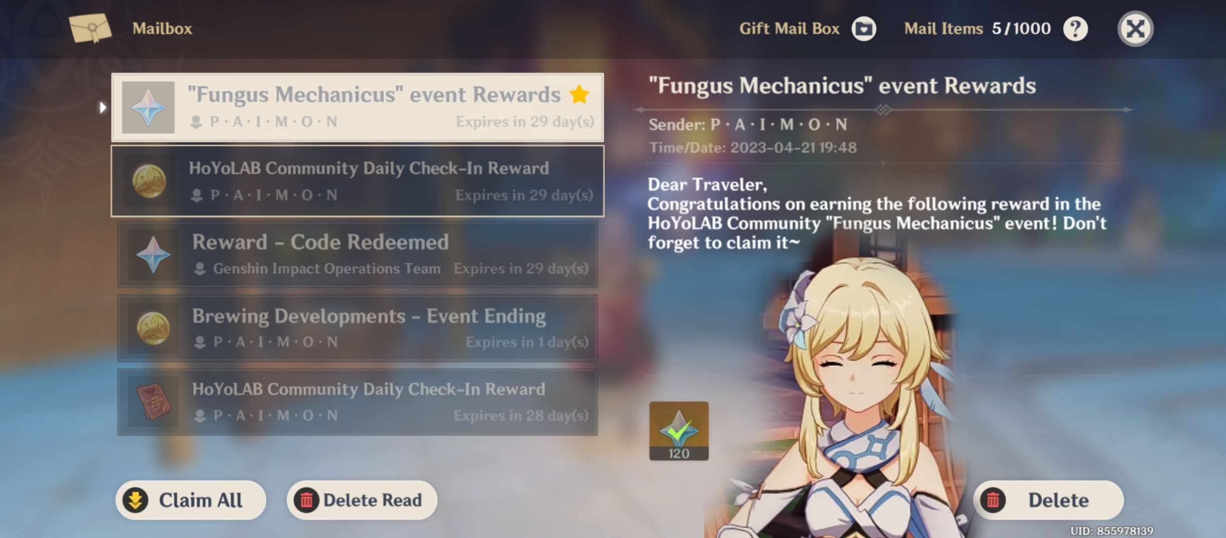 thanks mihoyo😊😊😊 Genshin Impact | HoYoLAB