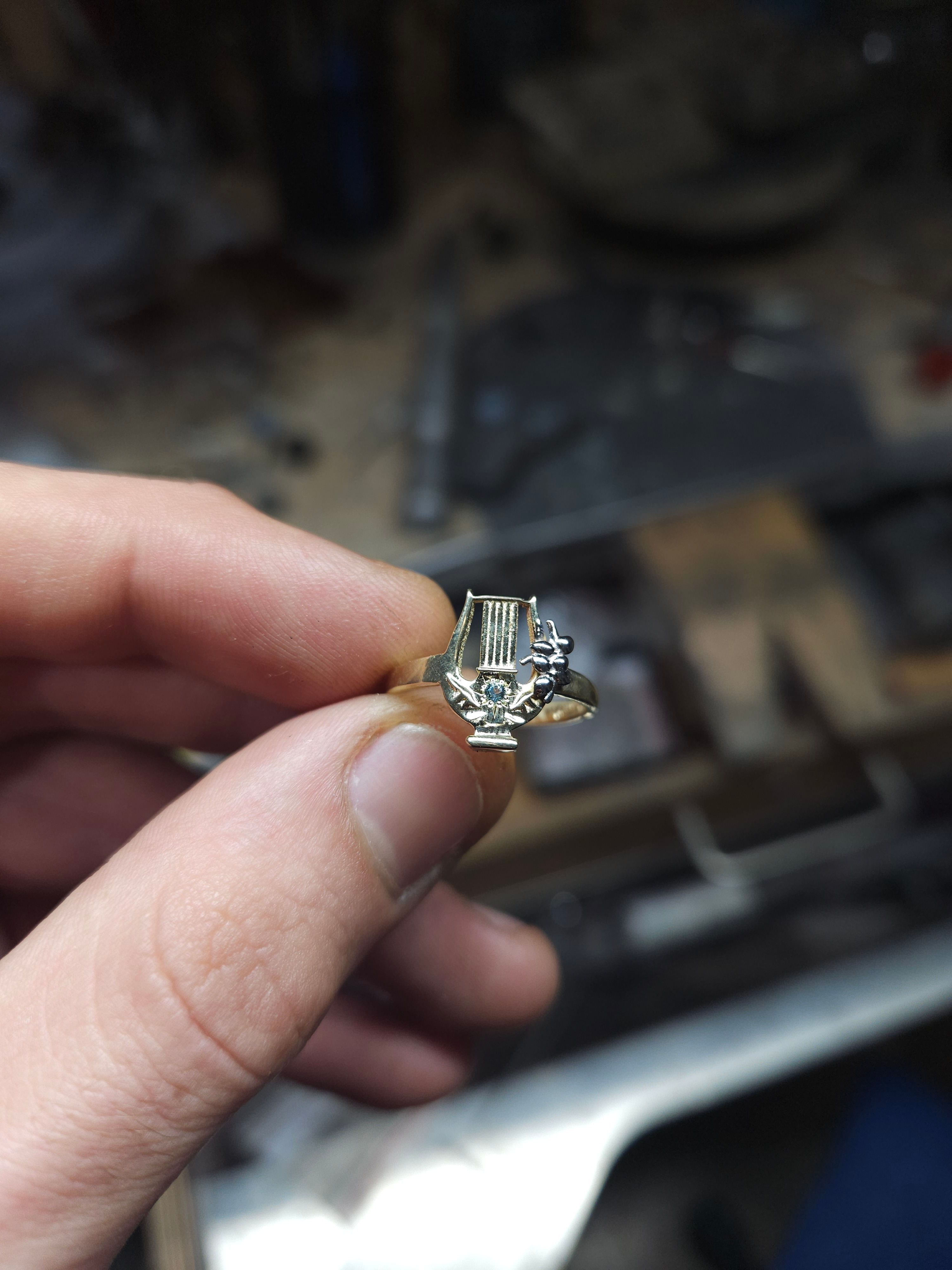 Venti Lyre inspired 14k Gold Ring by Orion Ivliev Genshin Impact | HoYoLAB