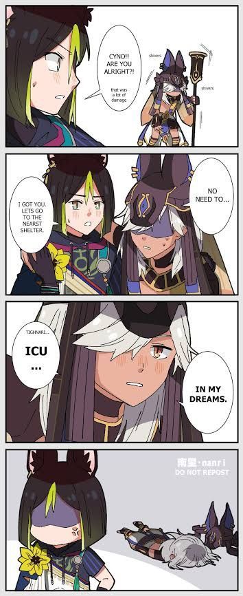 Tighnari is done with Cyno's jokes (not my memes)(click post to answer ...