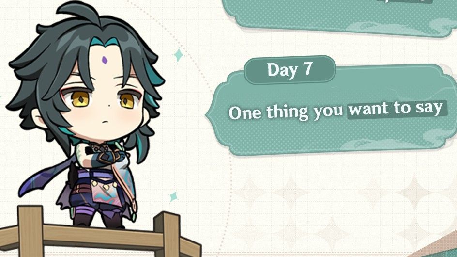 One thing I want to say Genshin Impact | HoYoLAB