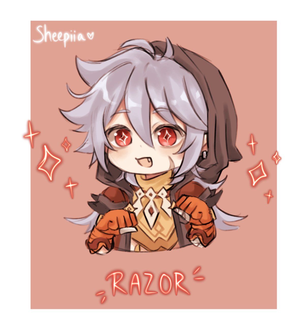 Razor chibi fanart 🫶 Genshin Impact | HoYoLAB