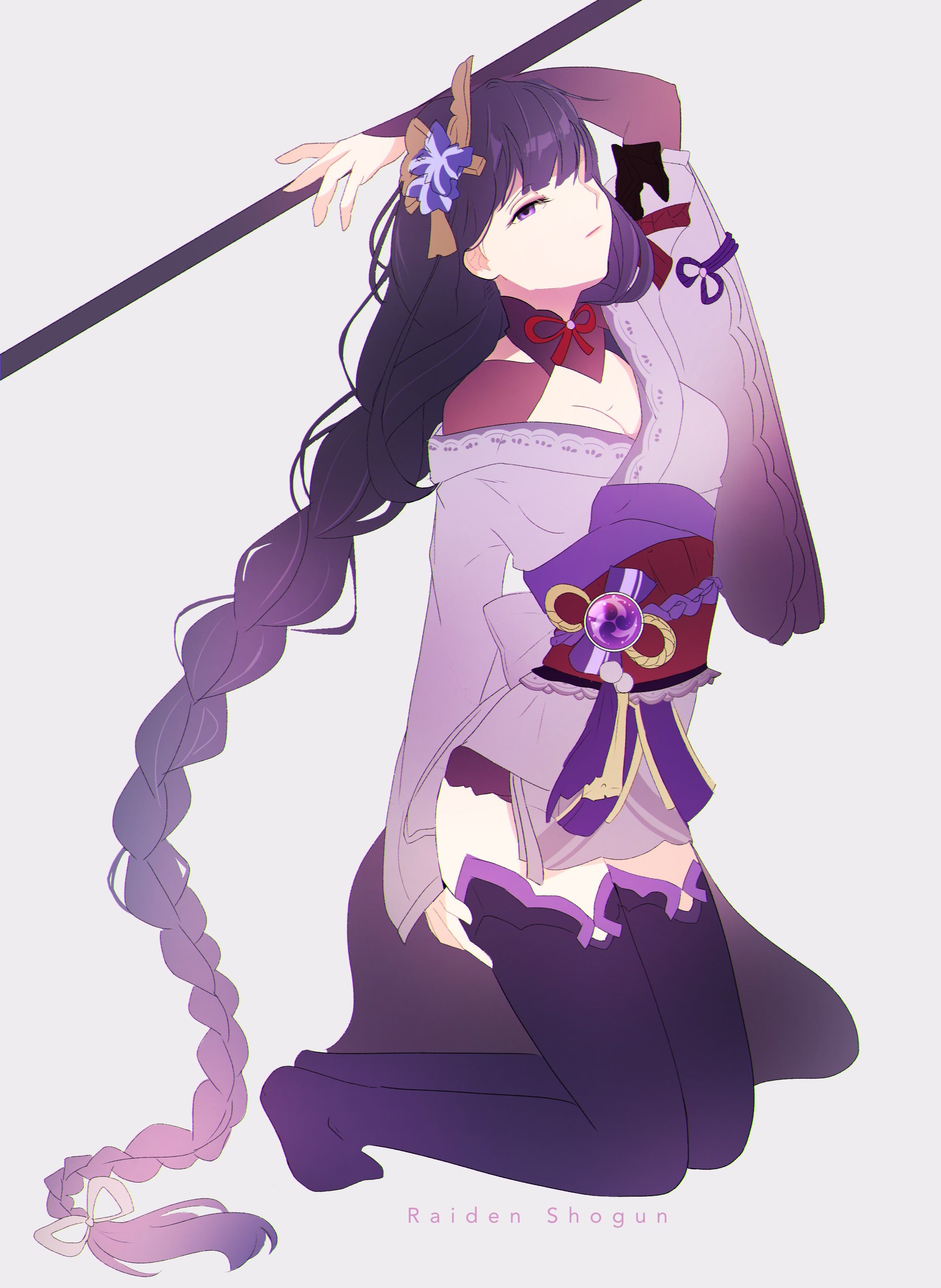 I drew Raiden Genshin Impact | HoYoLAB