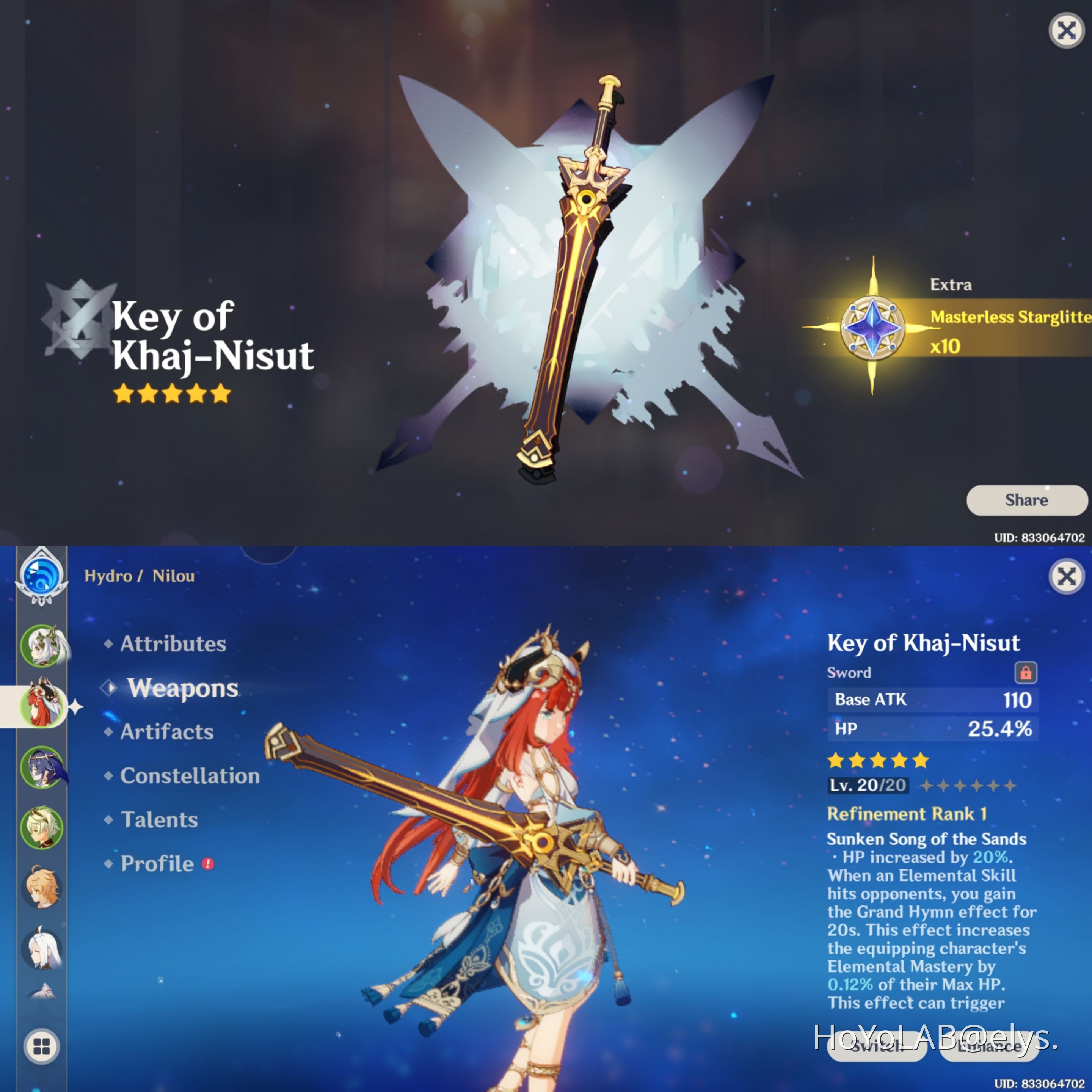 yay? thank u for giving me Key of Khaj-Nisut hoyoverse! Genshin Impact ...