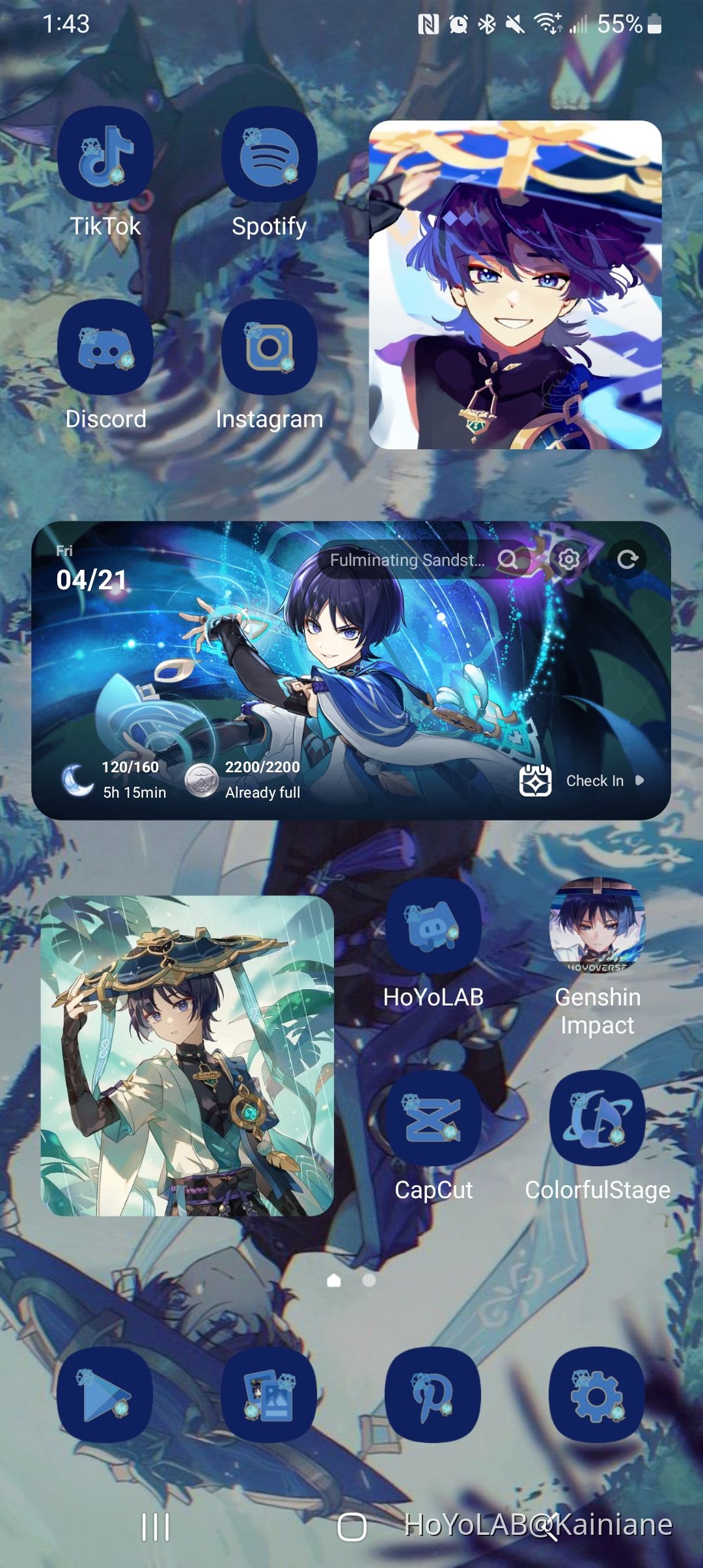 phone theme Genshin Impact | HoYoLAB