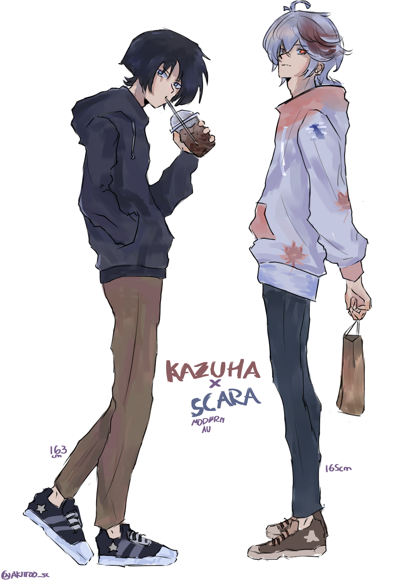 Kazuha X Scara // Modern AU Genshin Impact | HoYoLAB
