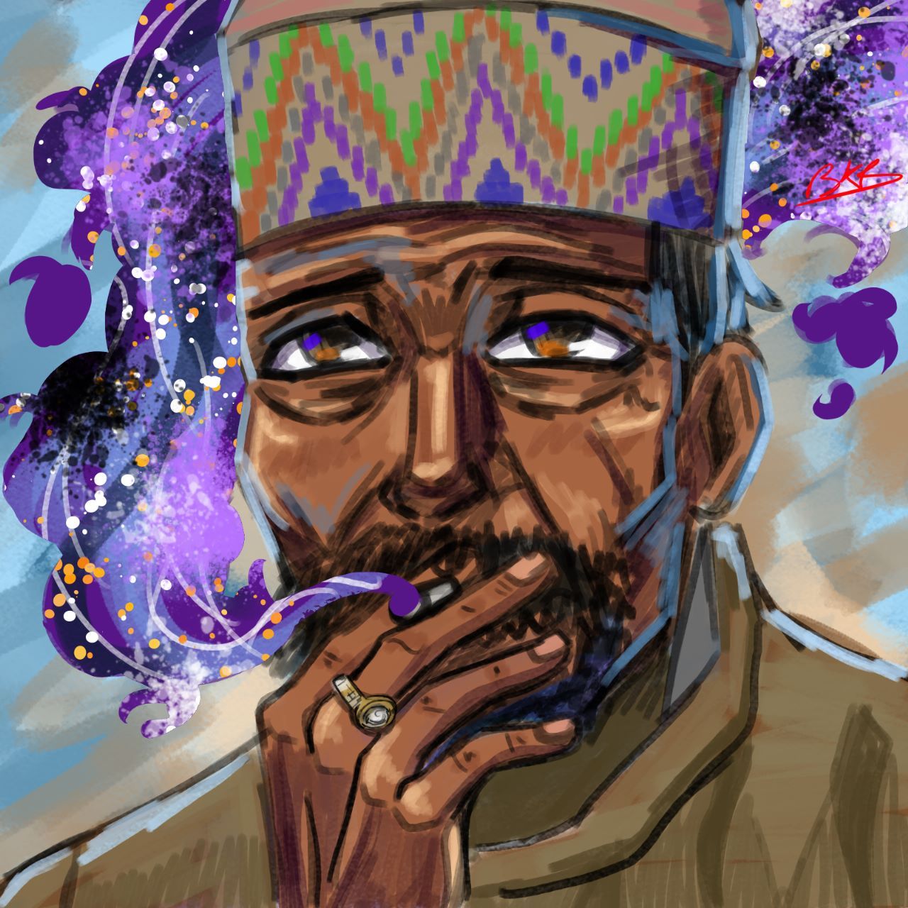 Old man chilling | HoYoLAB