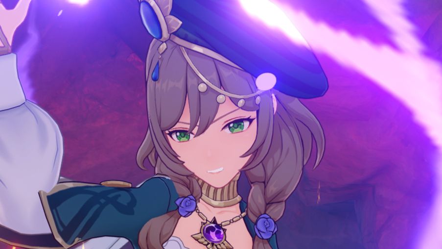 PAY ATTENTION TO LISA'S FACE WHEN SHE USES HER ELEMENTAL SKILL IM ...