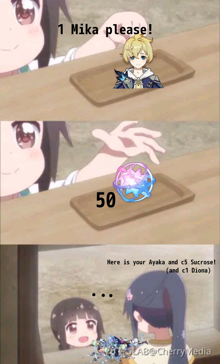 All I wanted was Mika.. Genshin Impact | HoYoLAB