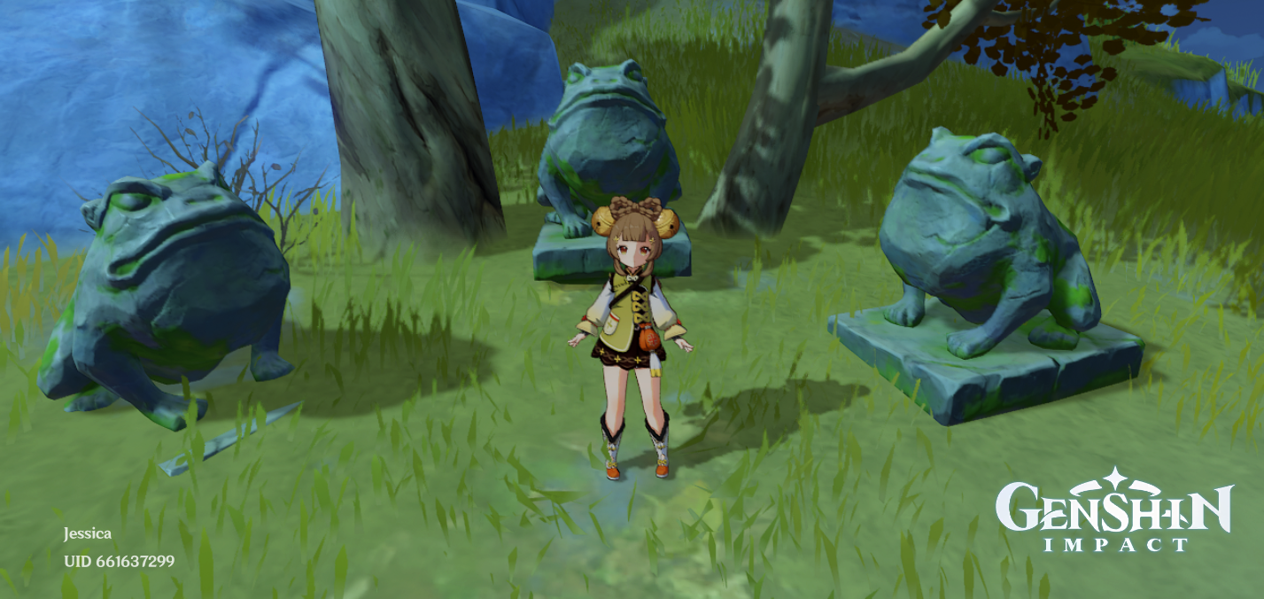 Frog 🐸 statues Genshin Impact | HoYoLAB