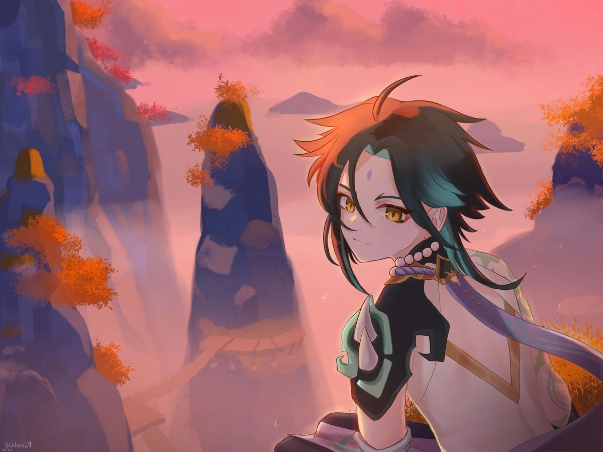 Xiao's haircut Genshin Impact | HoYoLAB