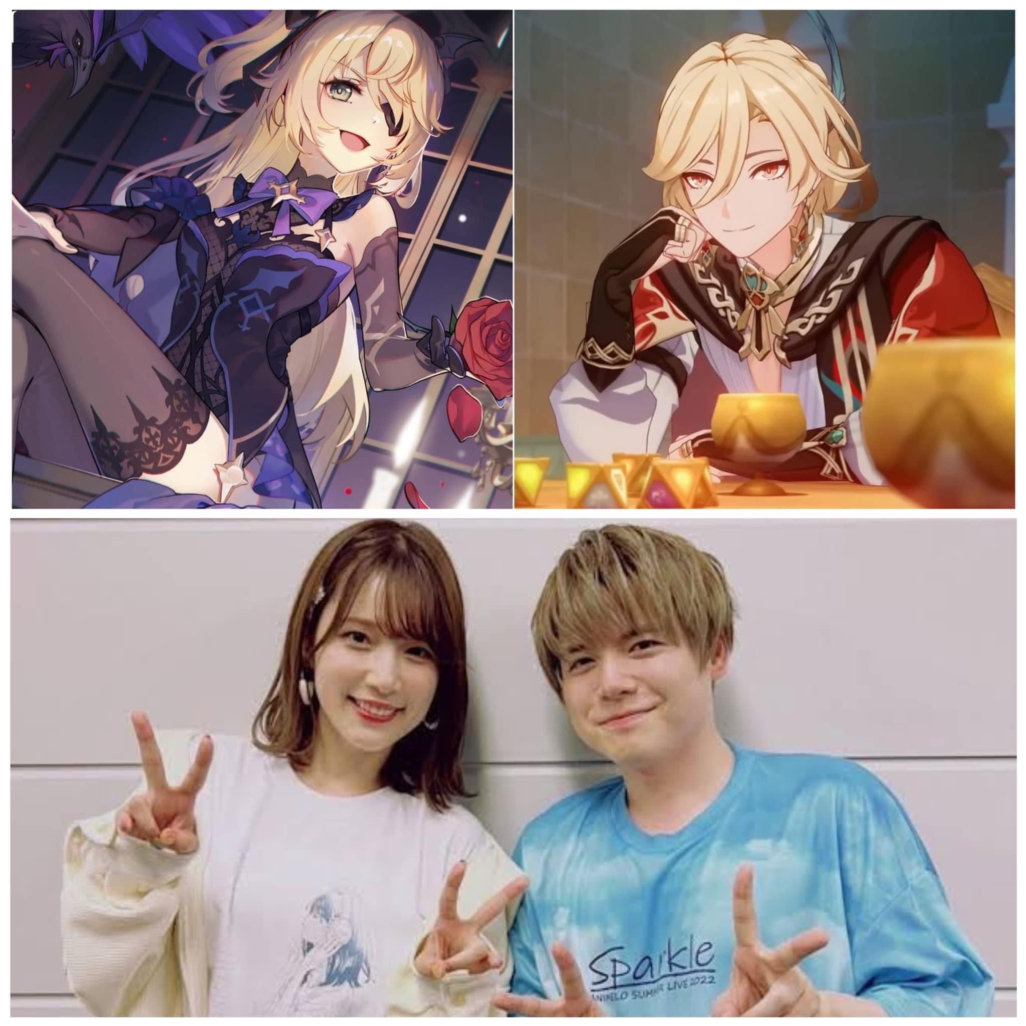 Fun fact: VA nhật của Fischl (Maaya Uchida) và VA nhật của Kaveh (Yuuma Uchida) là chị em ruột ...