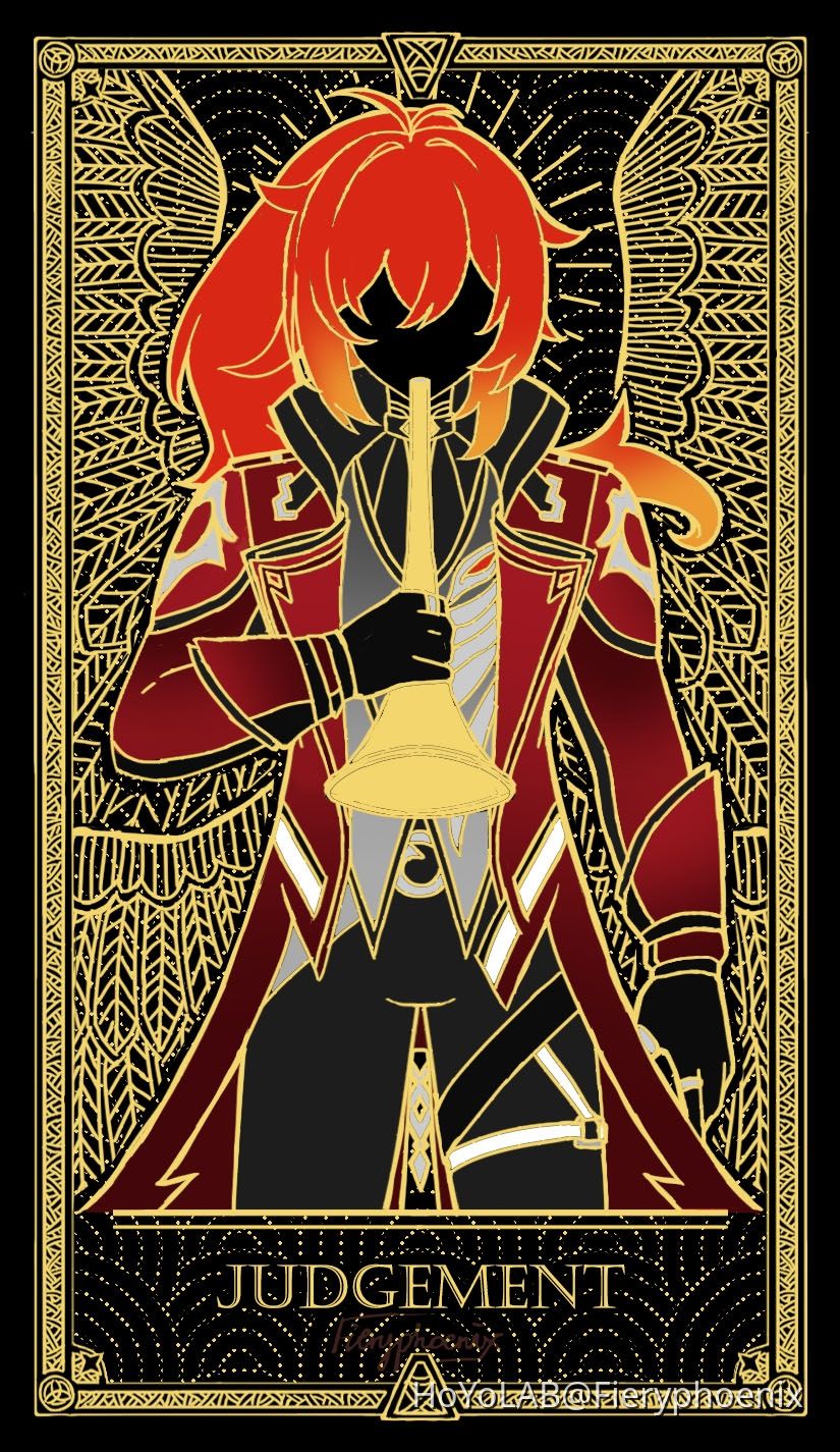 Tarot cards-diluc Genshin Impact | HoYoLAB