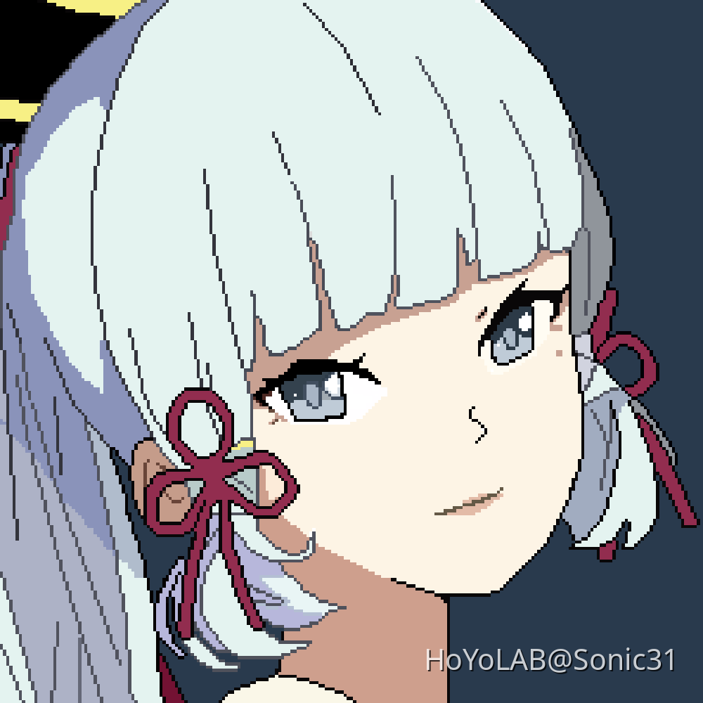 Ayaka Pixel Art Genshin Impact | HoYoLAB