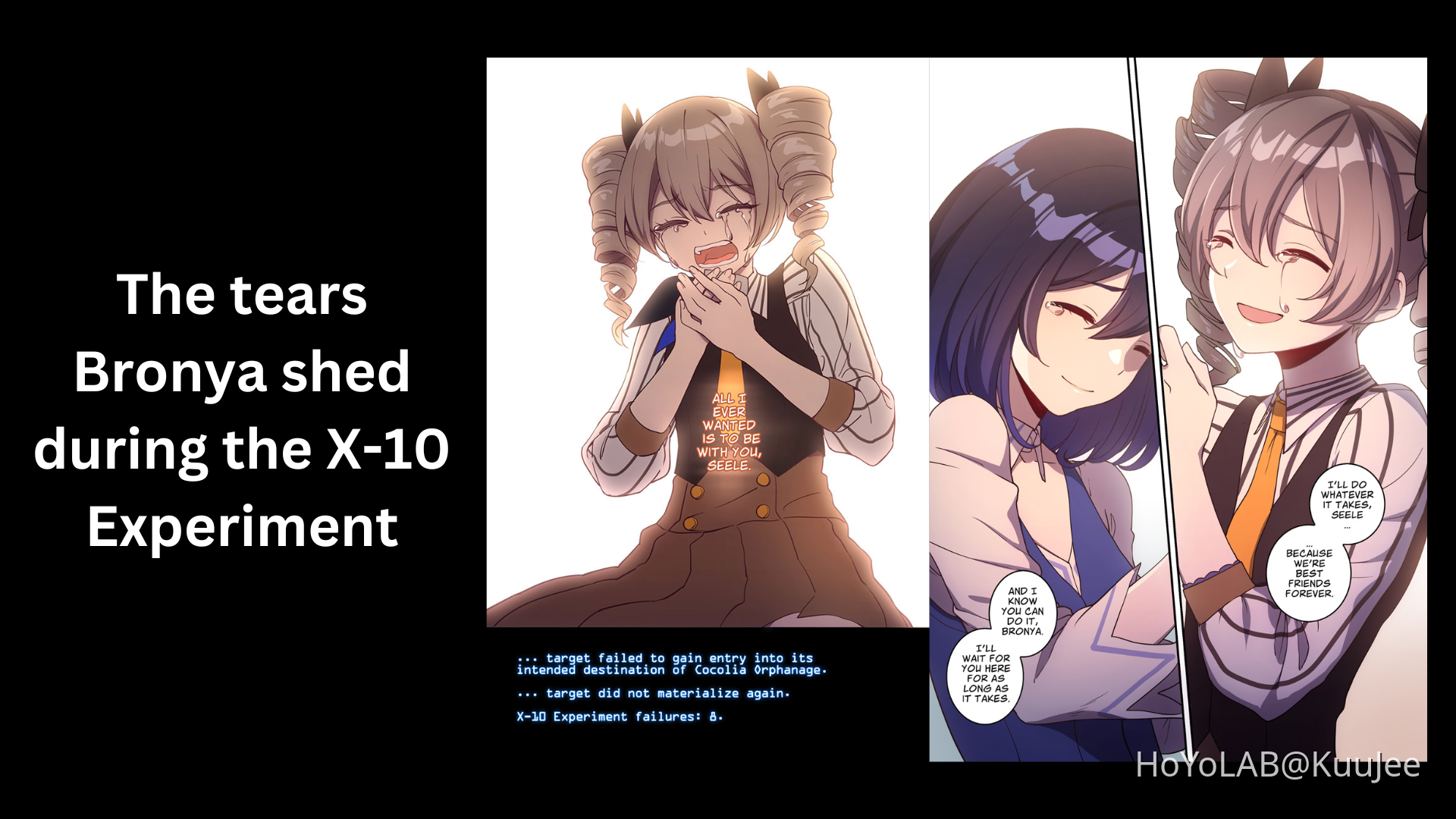 Bronya's tears mean a lot in the finale + Kiana and Bronya's sibling ...