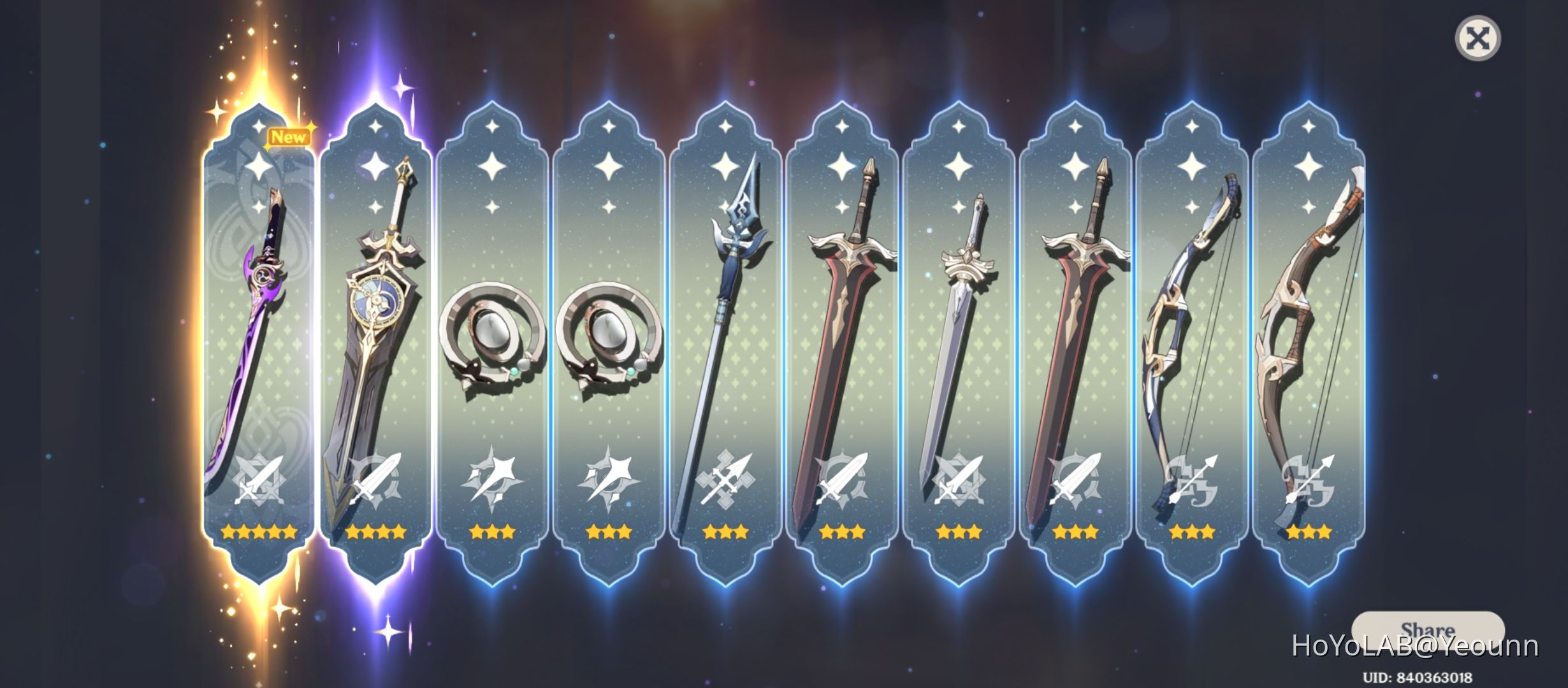 ୧⁠(⁠^⁠ ⁠〰⁠ ⁠^⁠)⁠୨ before 3.5 end won 50/50 on mistplitter Genshin ...