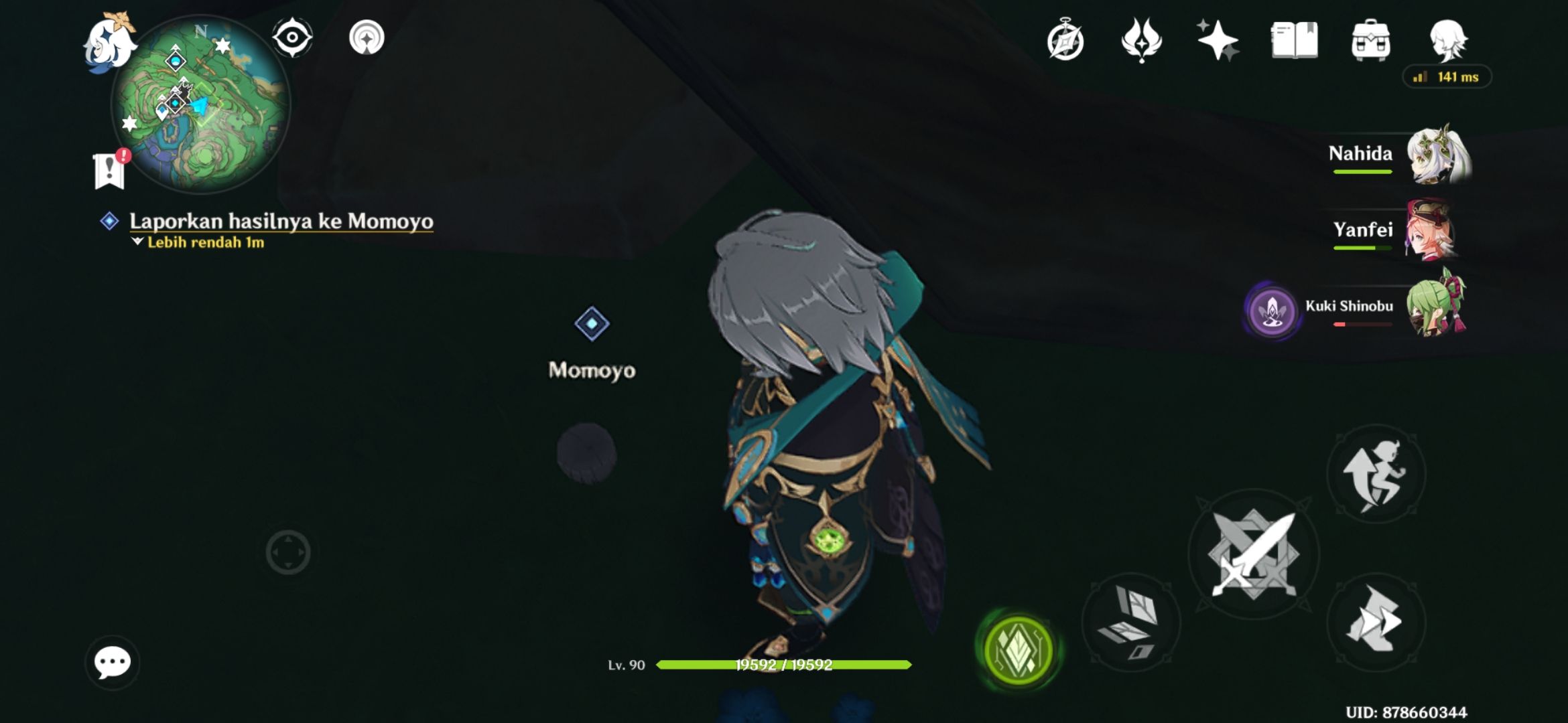 Momoyo inside the ground Genshin Impact | HoYoLAB