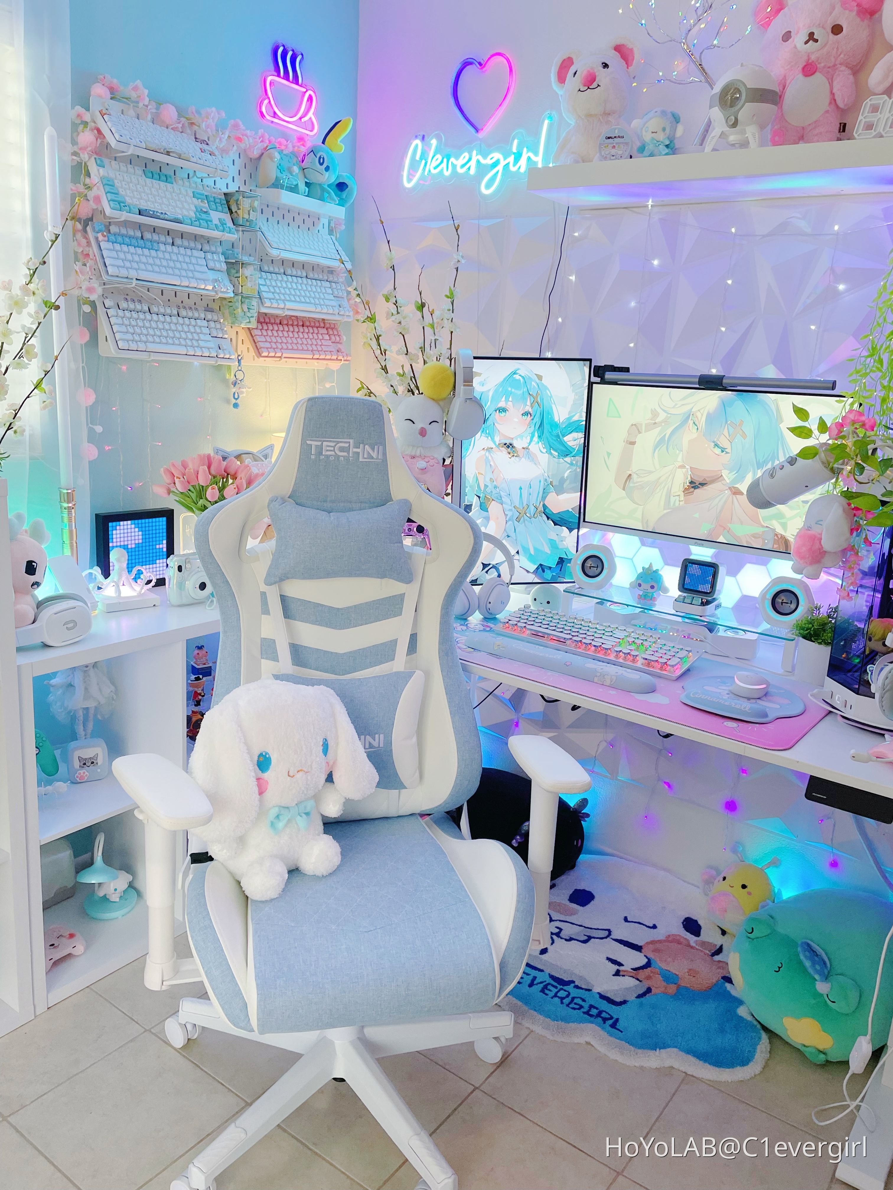 Finished putting together my new gaming chair🤍 Genshin Impact | HoYoLAB