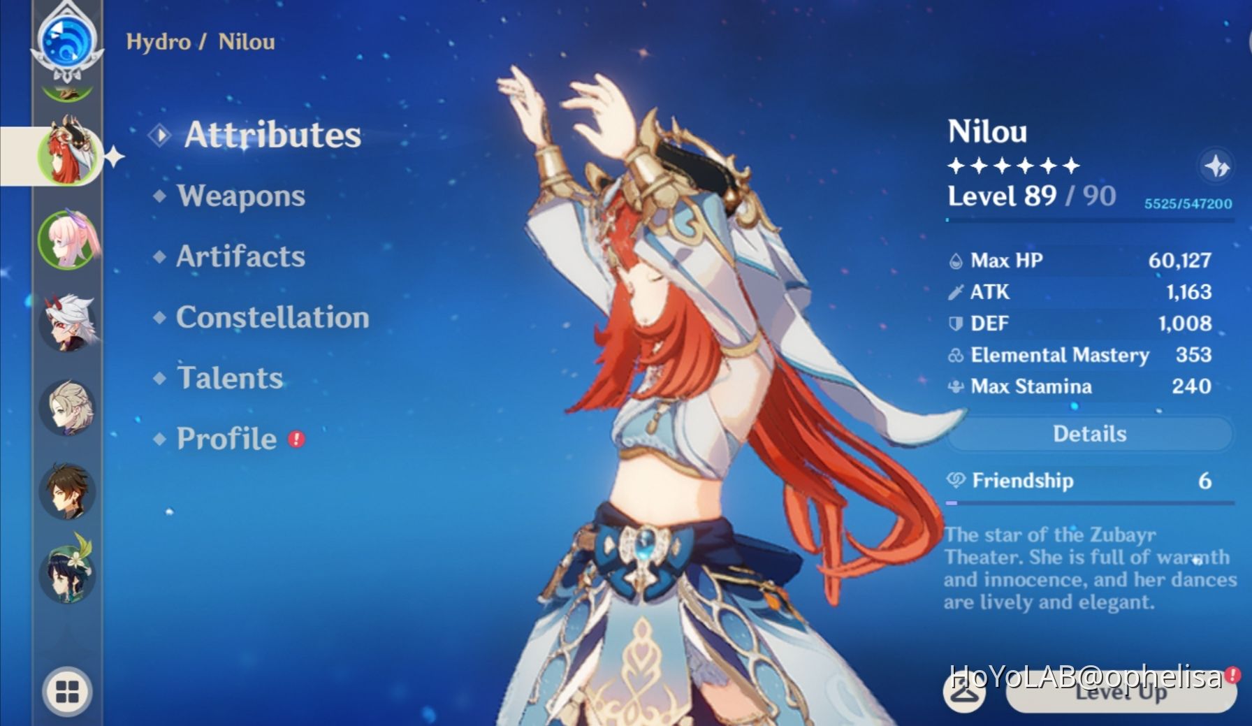 Final Nilou build Genshin Impact | HoYoLAB