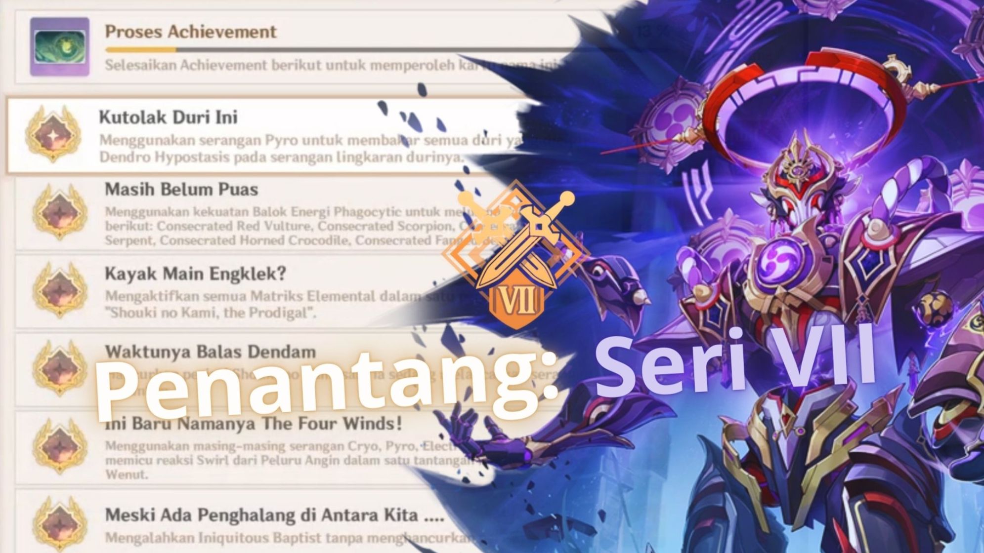 [V3.6] Achievement Penantang: Seri VII Genshin Impact | HoYoLAB