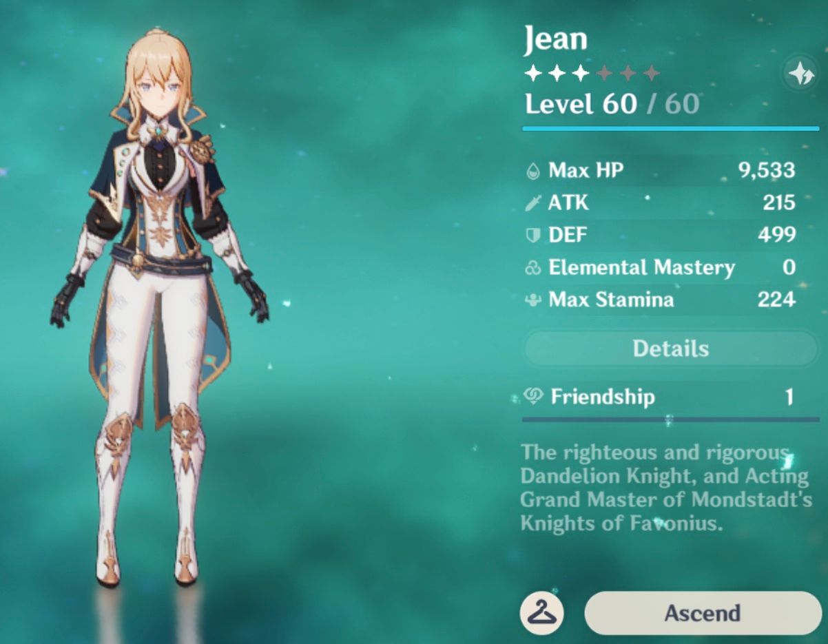 How Should I Build My Jean? Genshin Impact | HoYoLAB