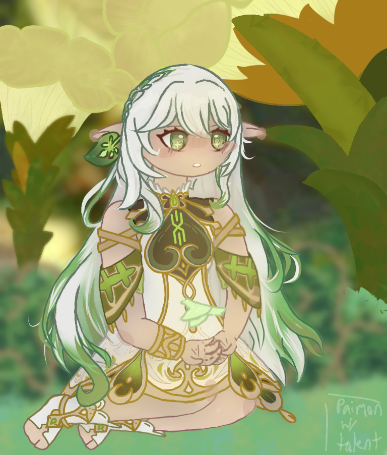 |An uncaged bird| ~Nahida original fanart Genshin Impact | HoYoLAB