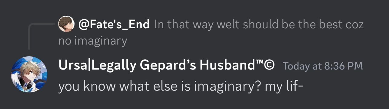 hsr discord is unhinged (featuring: exposing people 😍) Honkai: Star ...