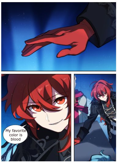 Diluc's favorite color Genshin Impact | HoYoLAB