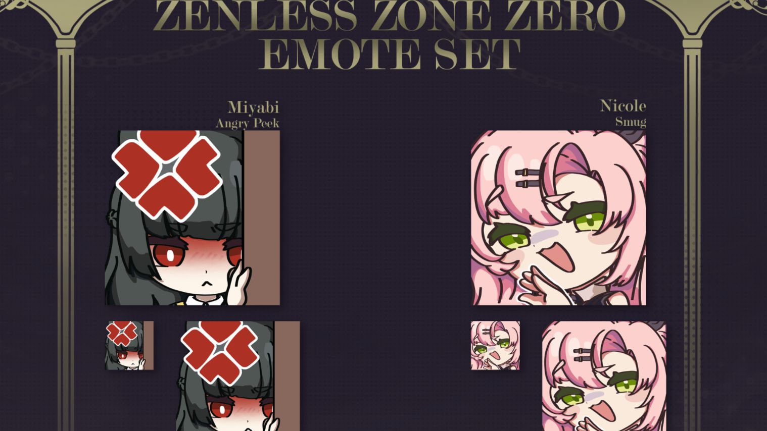 Victoria Housekeeping Co.﹕ F2U Nicole & Miyabi Zenless Zone Zero Emote ...