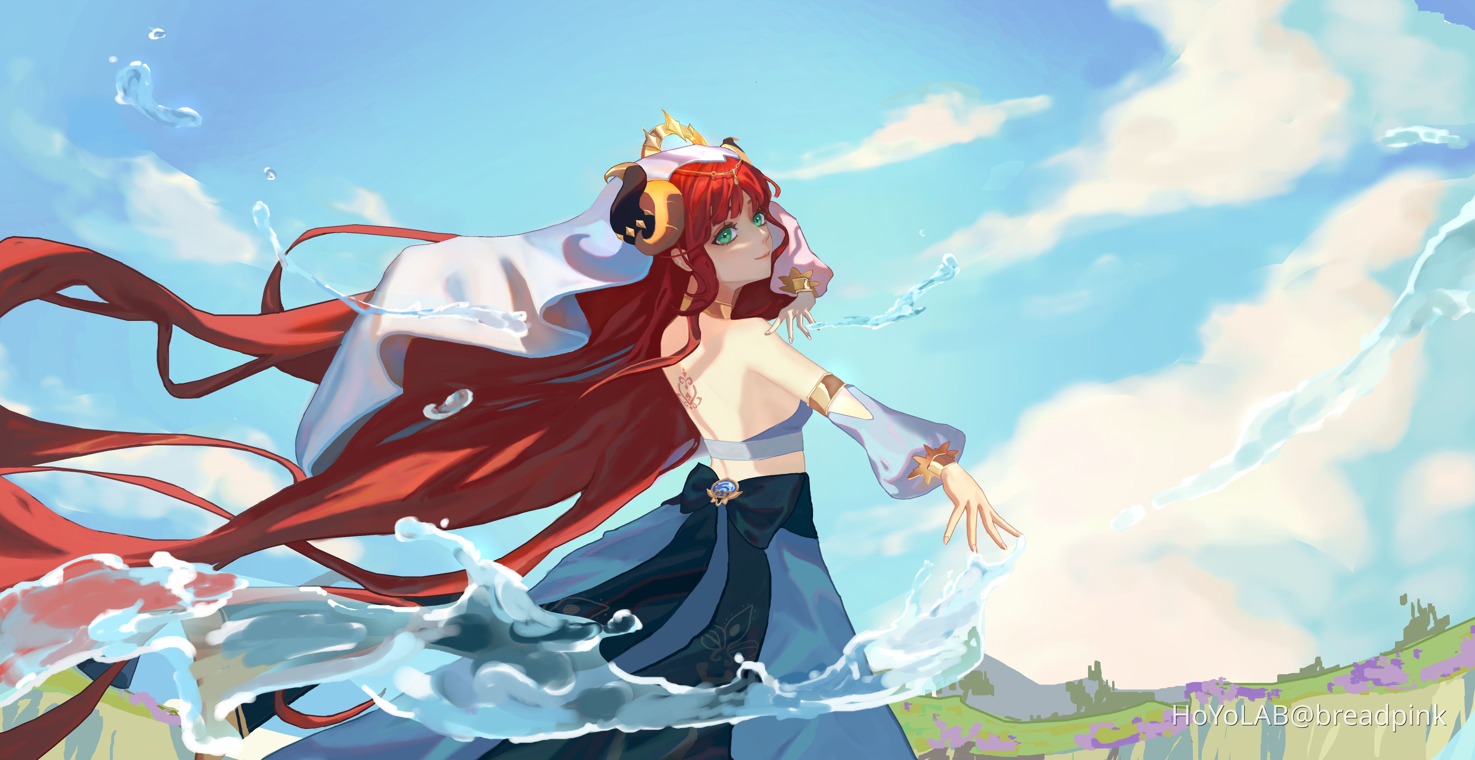 Nilou fan art Genshin Impact | HoYoLAB