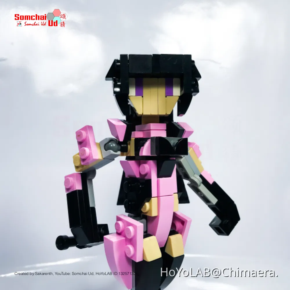My LEGO Raiden Mei [Crimson Impulse] Figure MOC Honkai Impact 3rd | HoYoLAB
