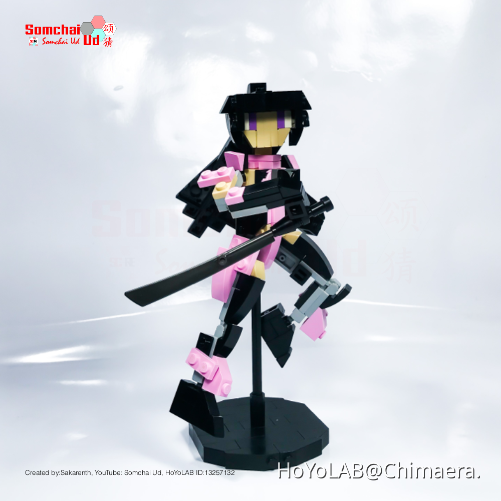 My LEGO Raiden Mei [Crimson Impulse] Figure MOC Honkai Impact 3rd | HoYoLAB