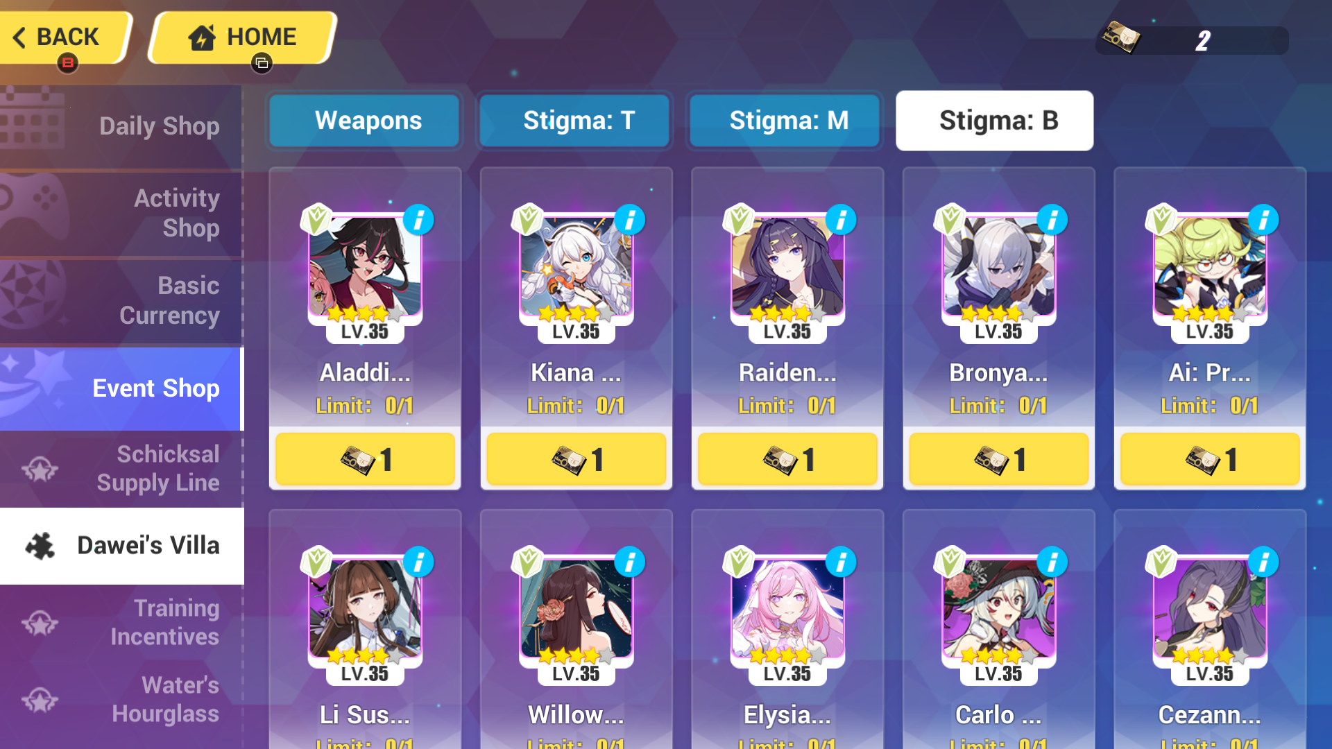 Dawei Building my Physical Team :0 Honkai Impact 3rd | HoYoLAB