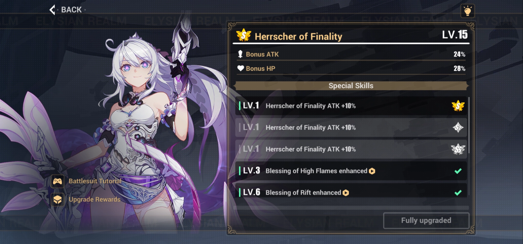 Elysian Realm Character Guide (Herrscher of Finality) Honkai Impact 3rd | HoYoLAB