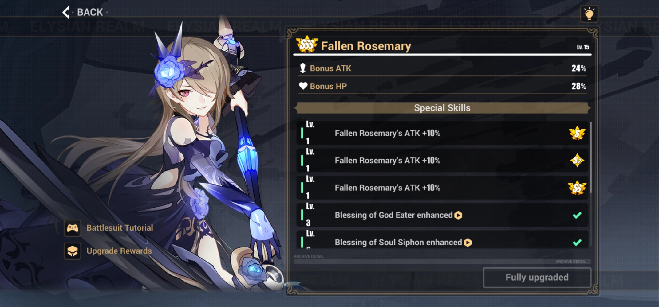 Elysian Realm Character Guide (Fallen Rosemary) Honkai Impact 3rd | HoYoLAB