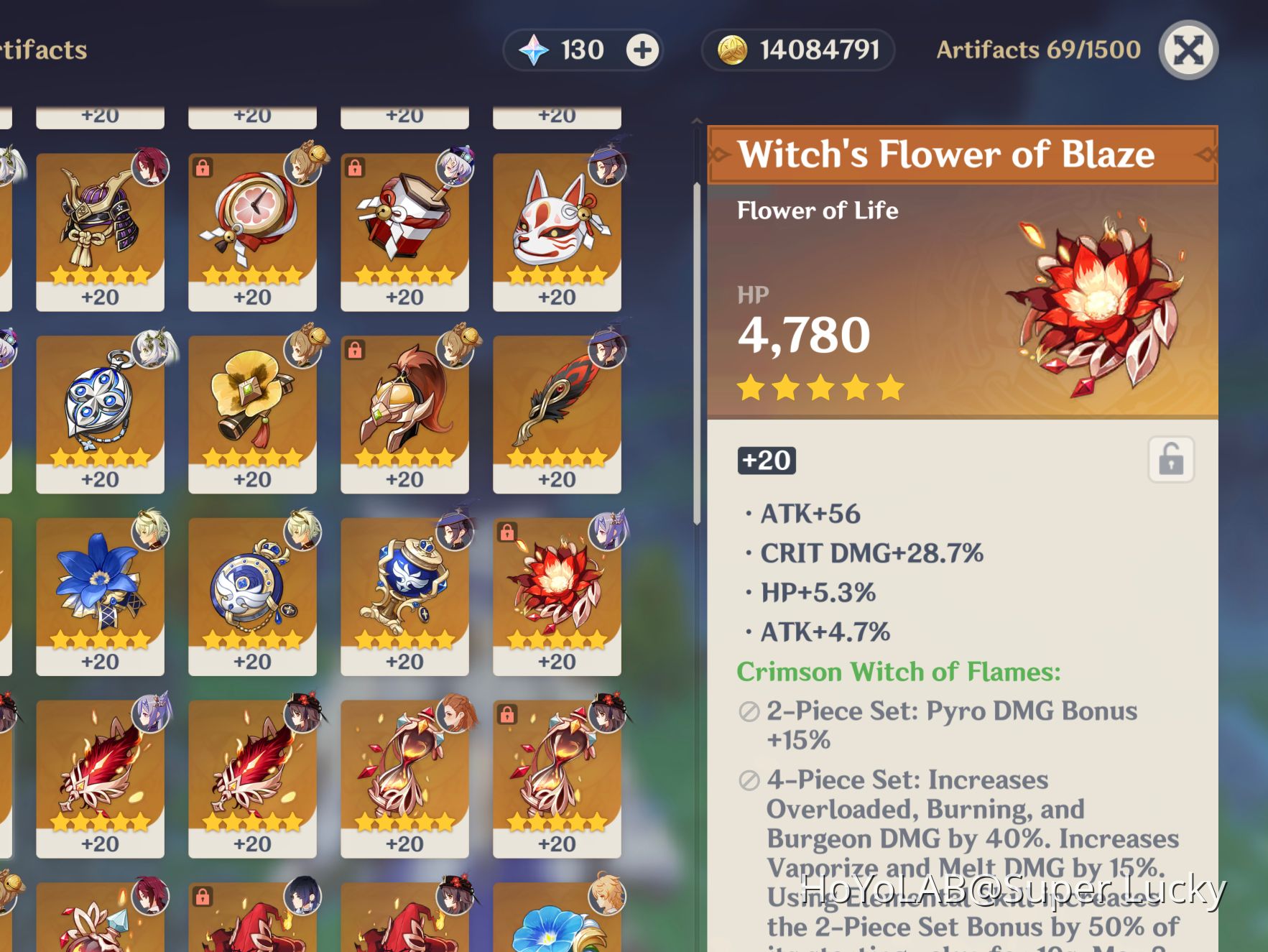My best artifact Genshin Impact | HoYoLAB