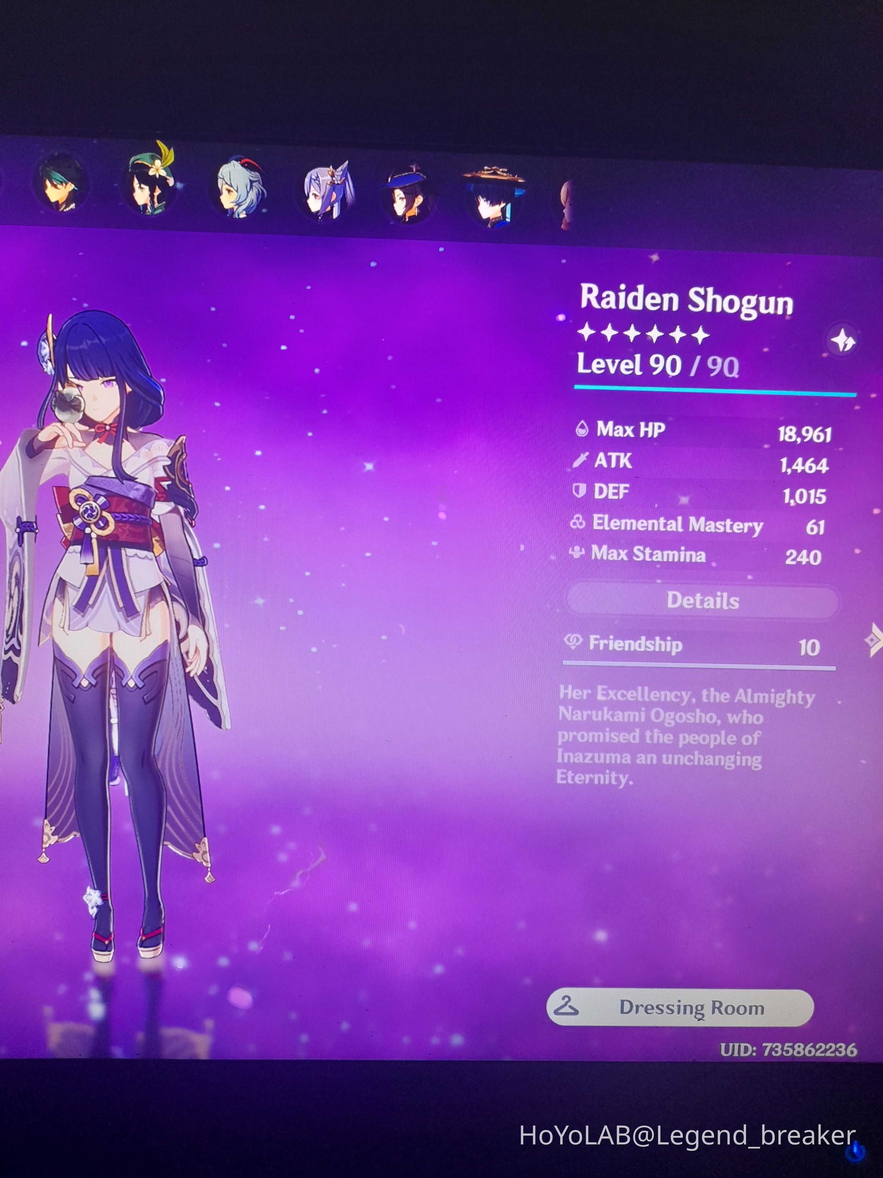 my raiden shogun build with my team and the reason why I love raiden ...