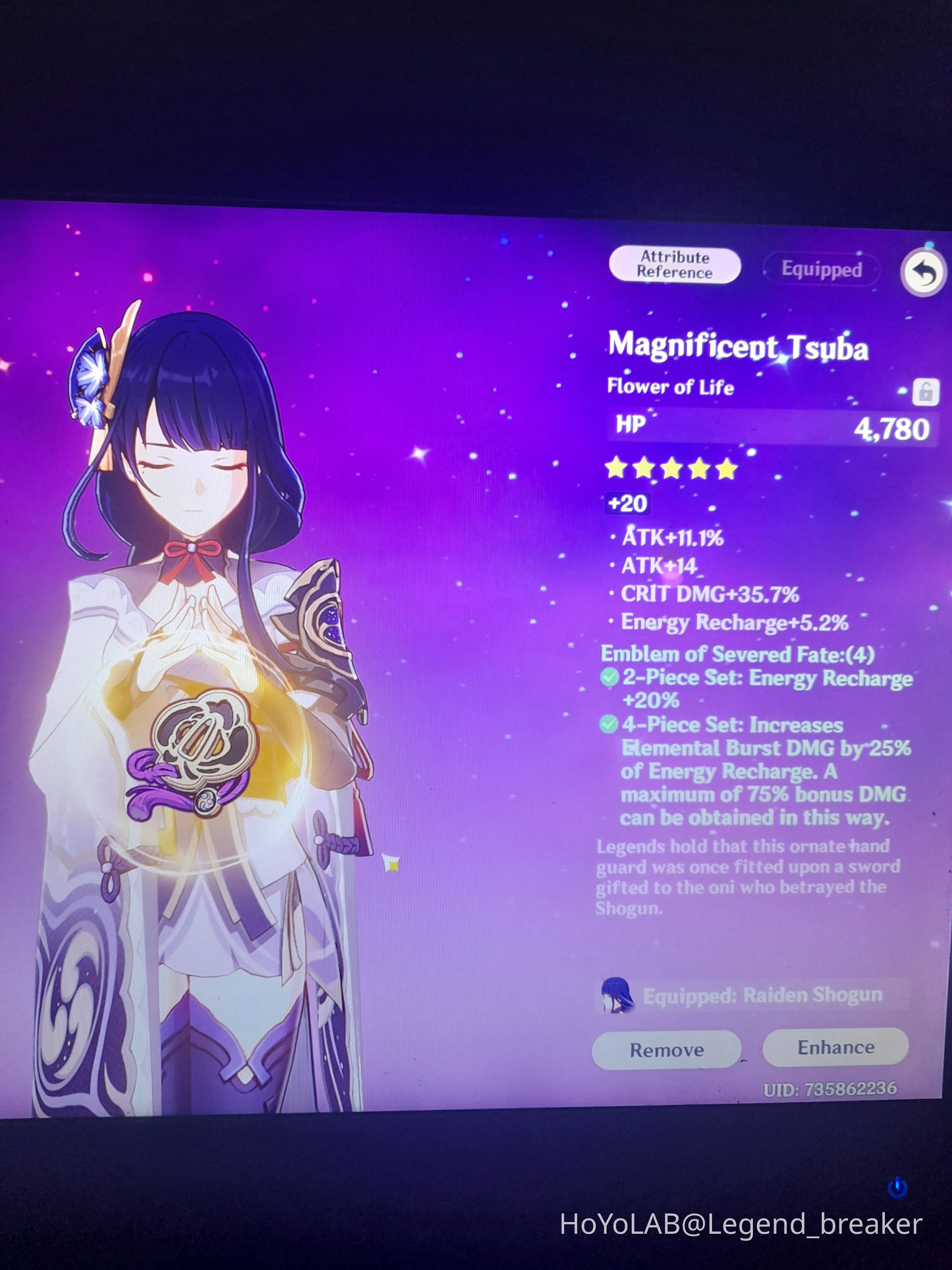 my raiden shogun build with my team and the reason why I love raiden ...