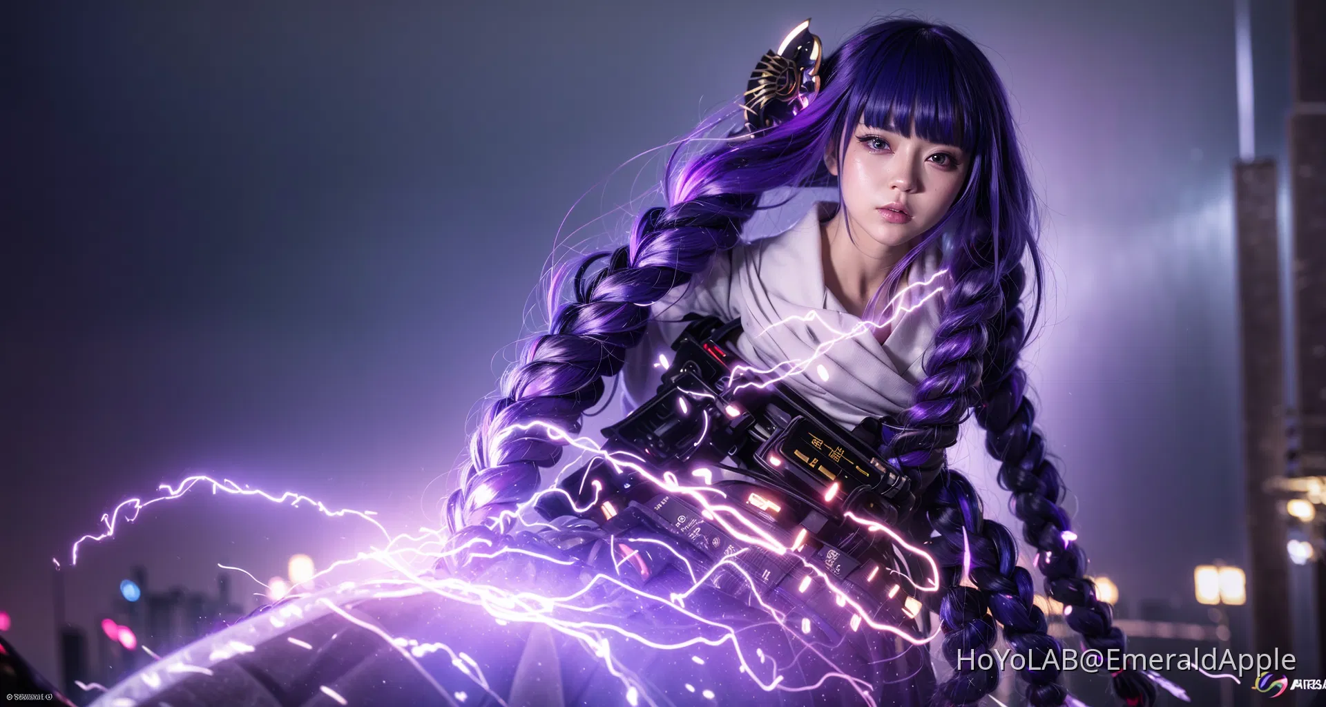 Raiden Puppet assembly in progress. With stable diffusion AI Genshin ...