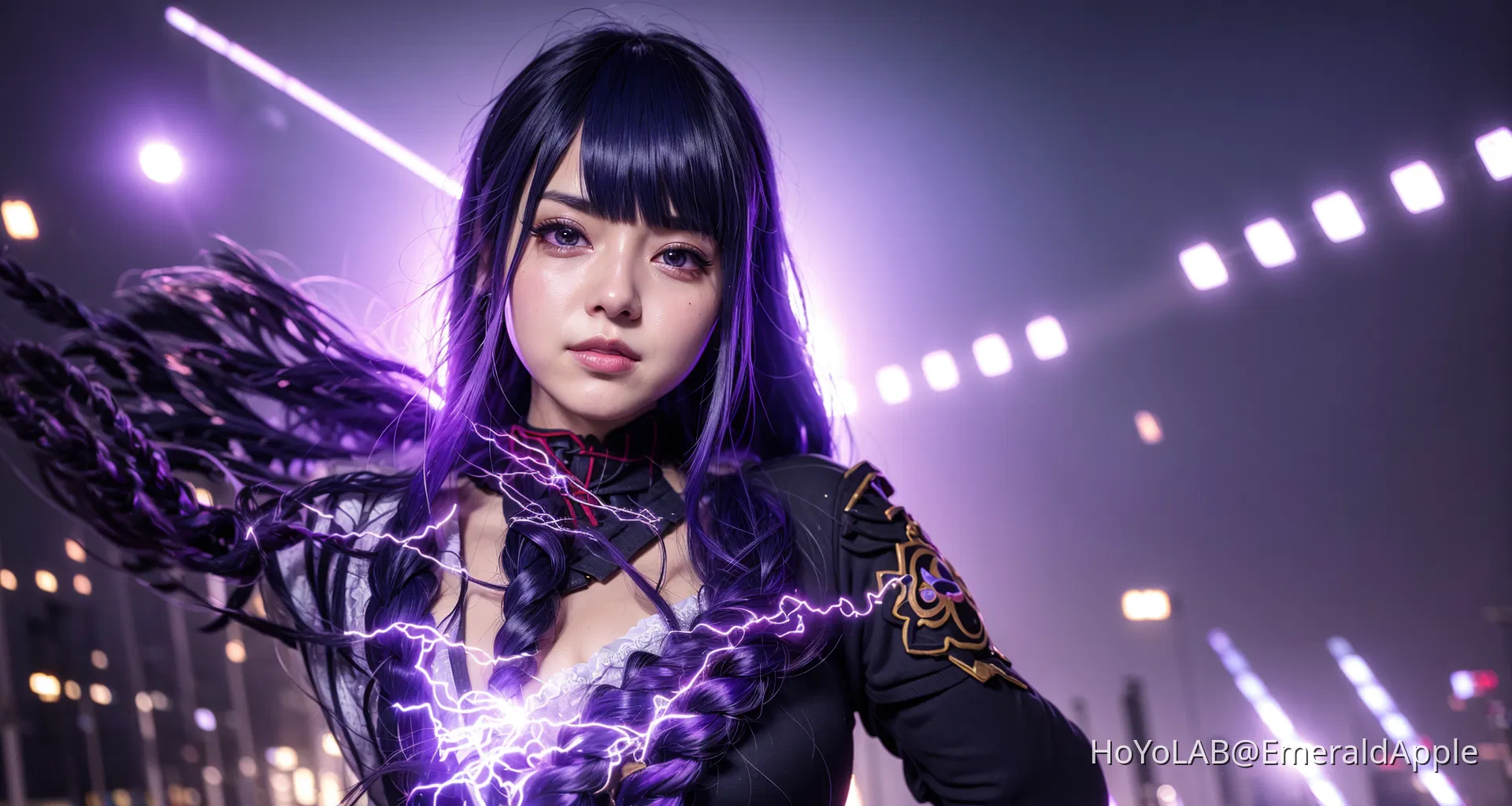 Raiden Puppet assembly in progress. With stable diffusion AI Genshin ...