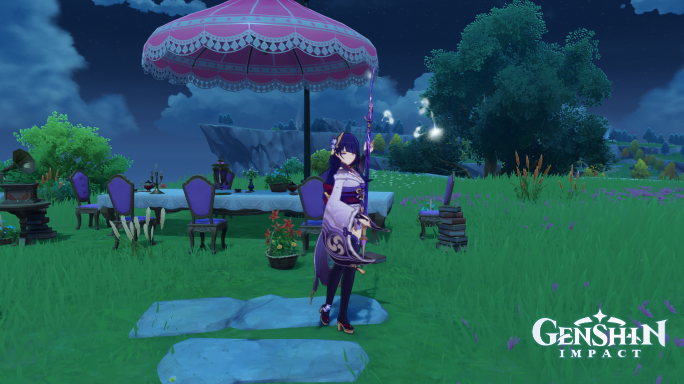 Raiden & Ei Tea party Genshin Impact | HoYoLAB