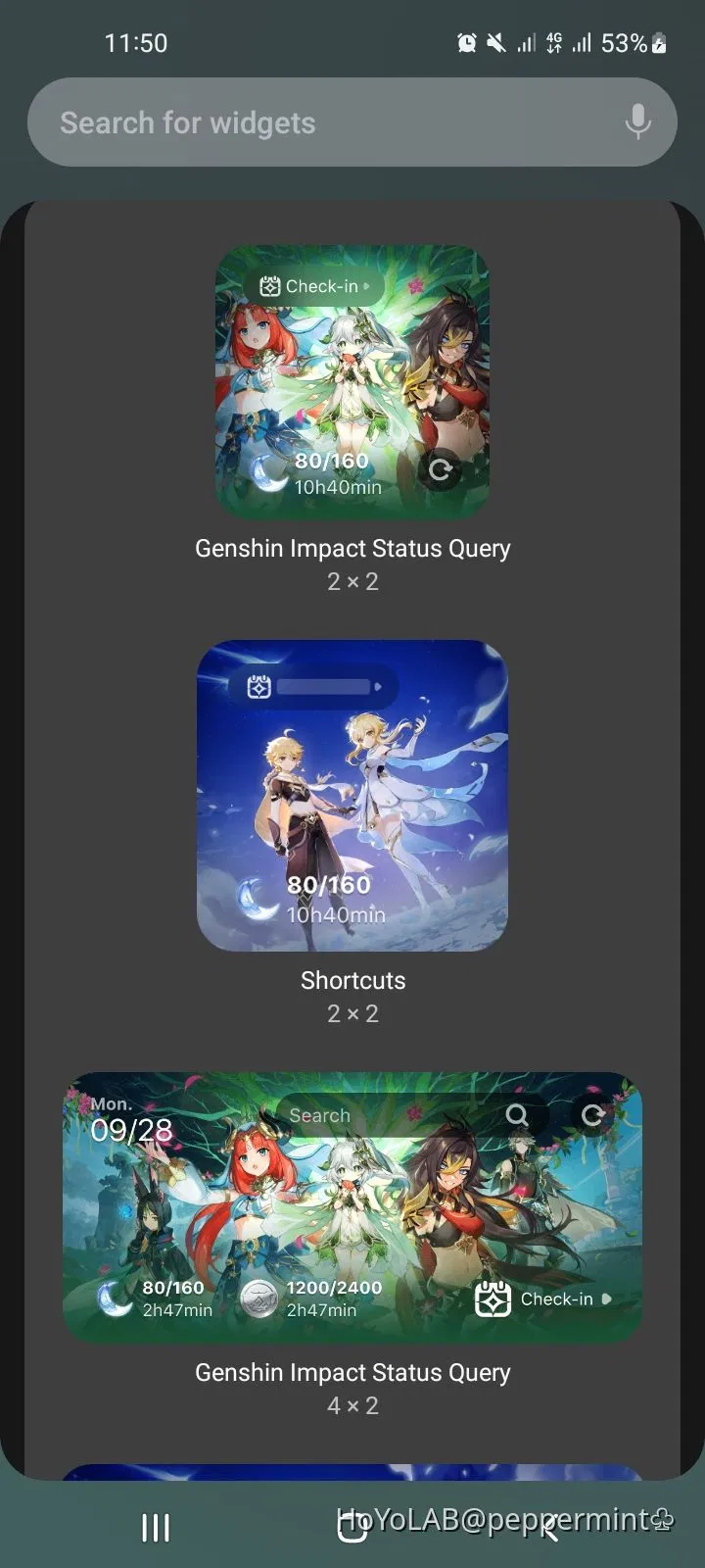 HSR & HI3 widgets where? Honkai Impact 3rd | HoYoLAB