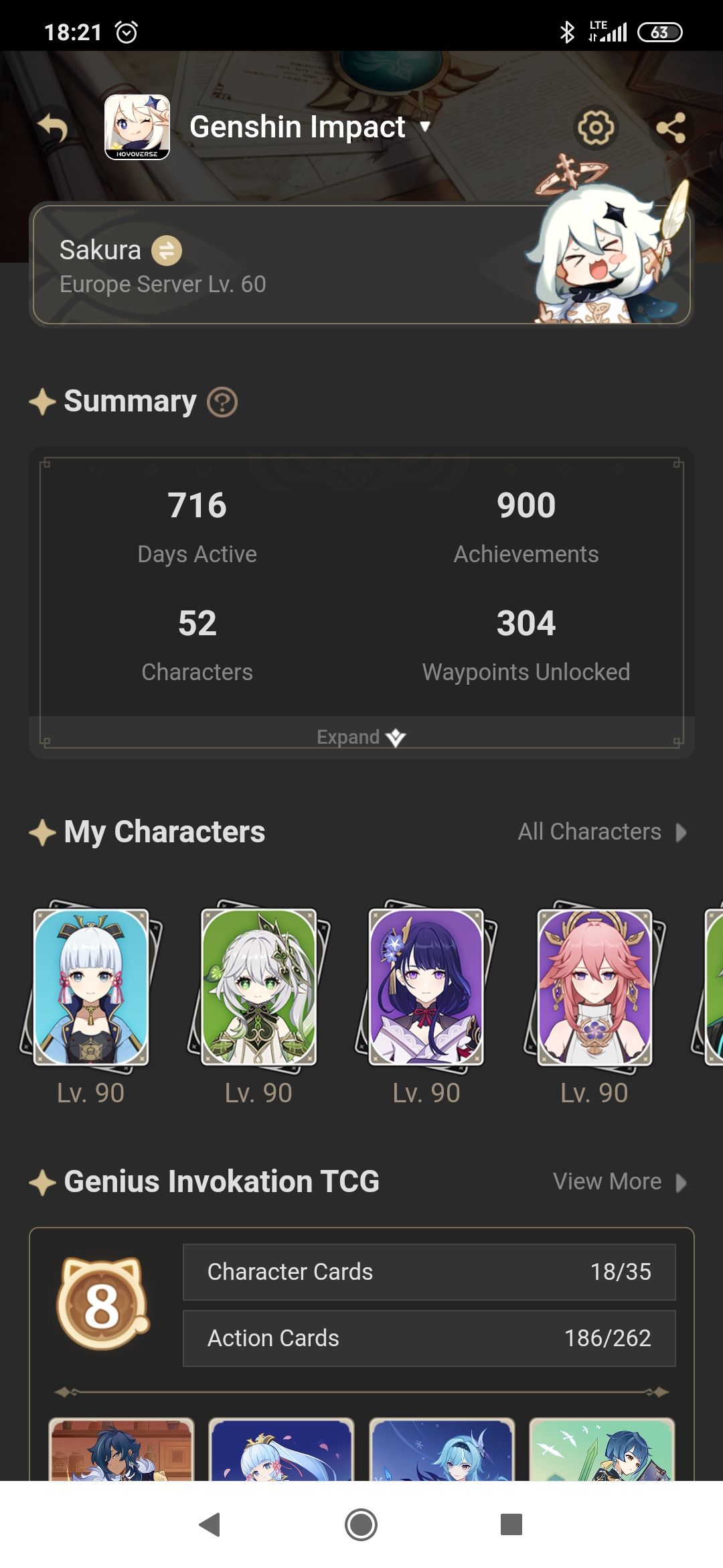 900 Achivements , and still going Genshin Impact | HoYoLAB