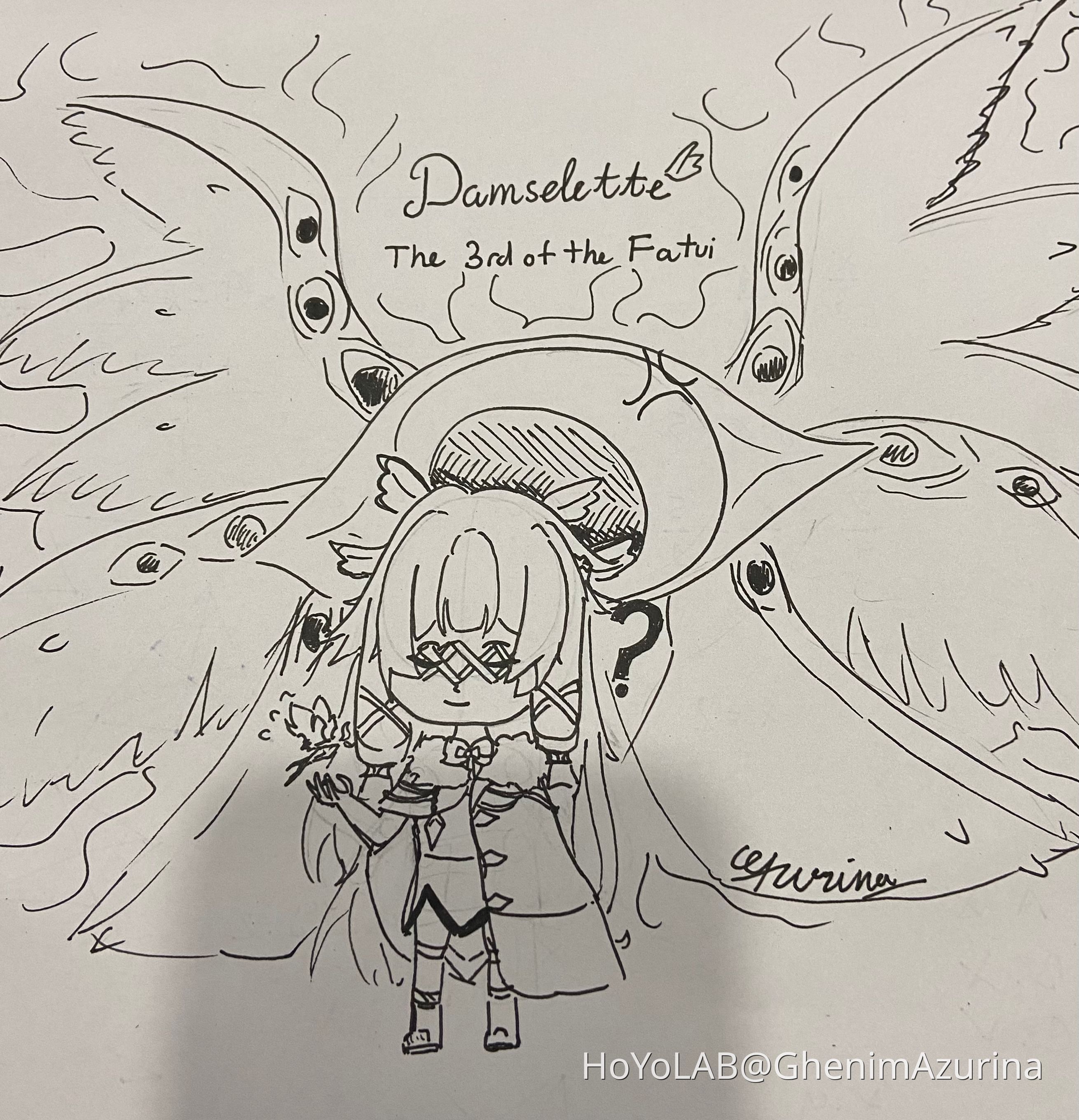 Damselette chibi Genshin Impact | HoYoLAB