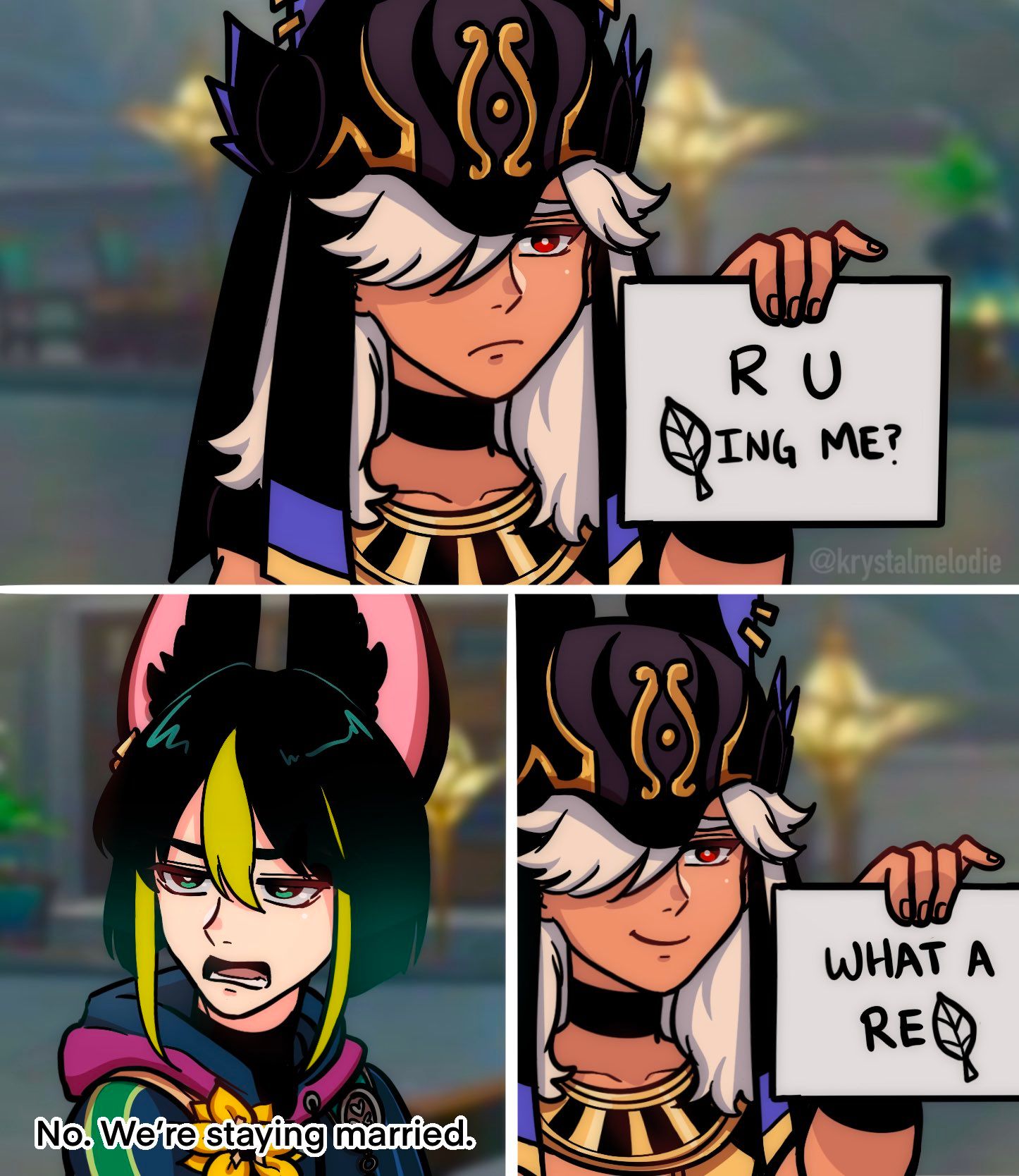 Cyno after telling one too many jokes (everyday) 🤡 Genshin Impact | HoYoLAB