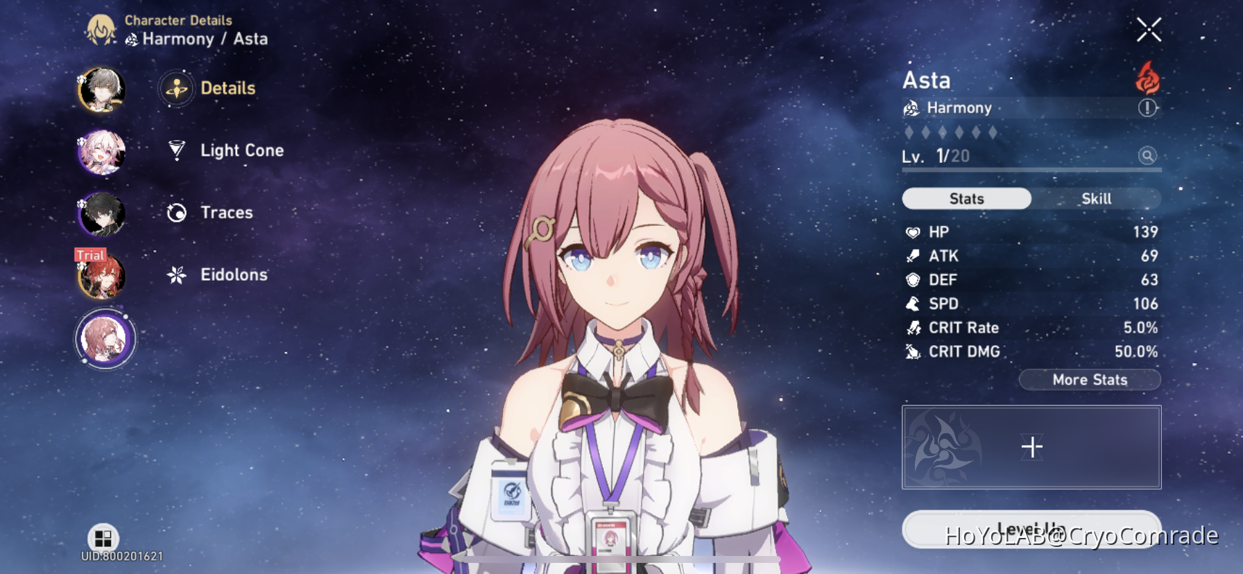 Alright, we have Asta home Honkai: Star Rail | HoYoLAB